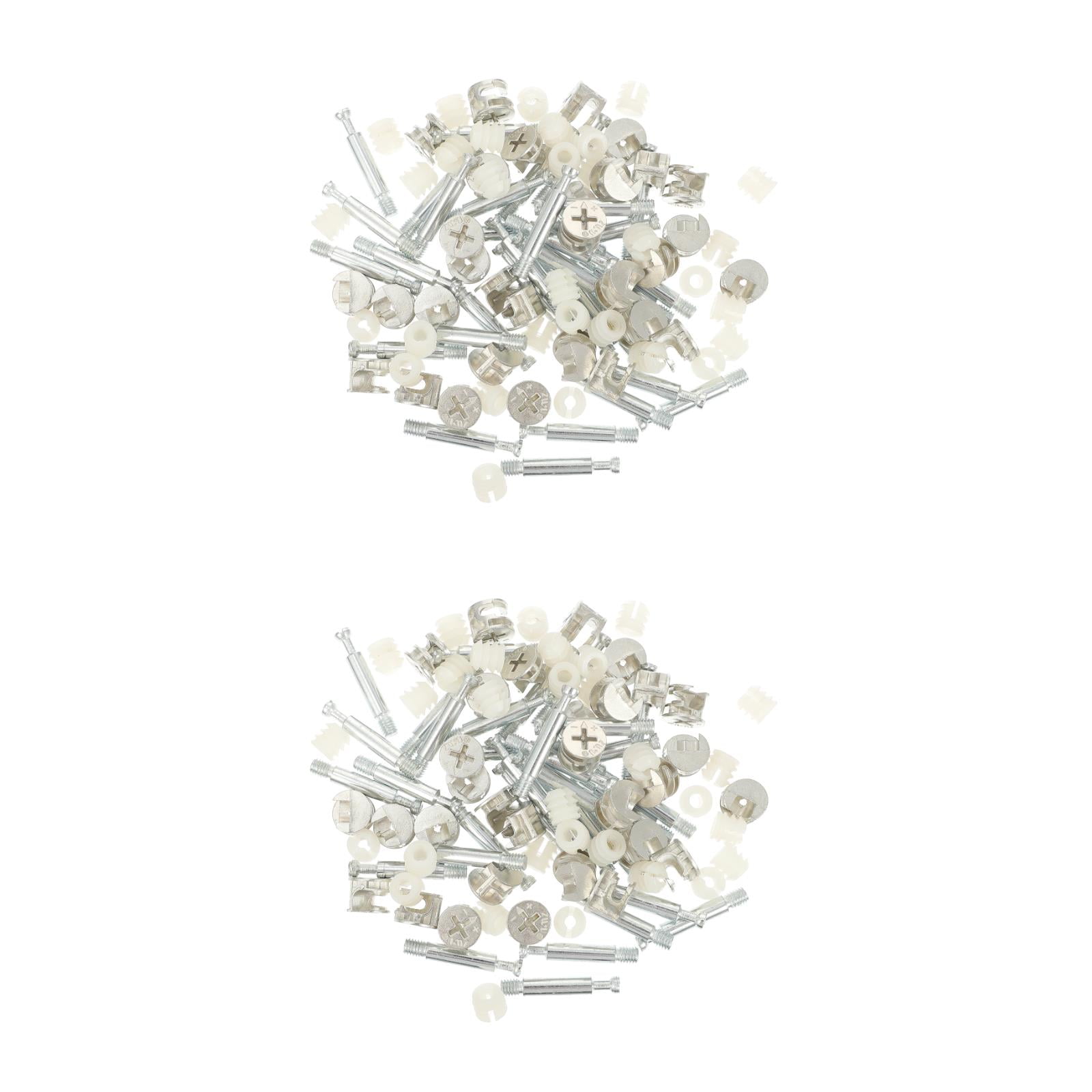 OUNONA 2 Sets Cam Lock Fitting Eccentric Cam and Bolt Dowel Cabinet ...