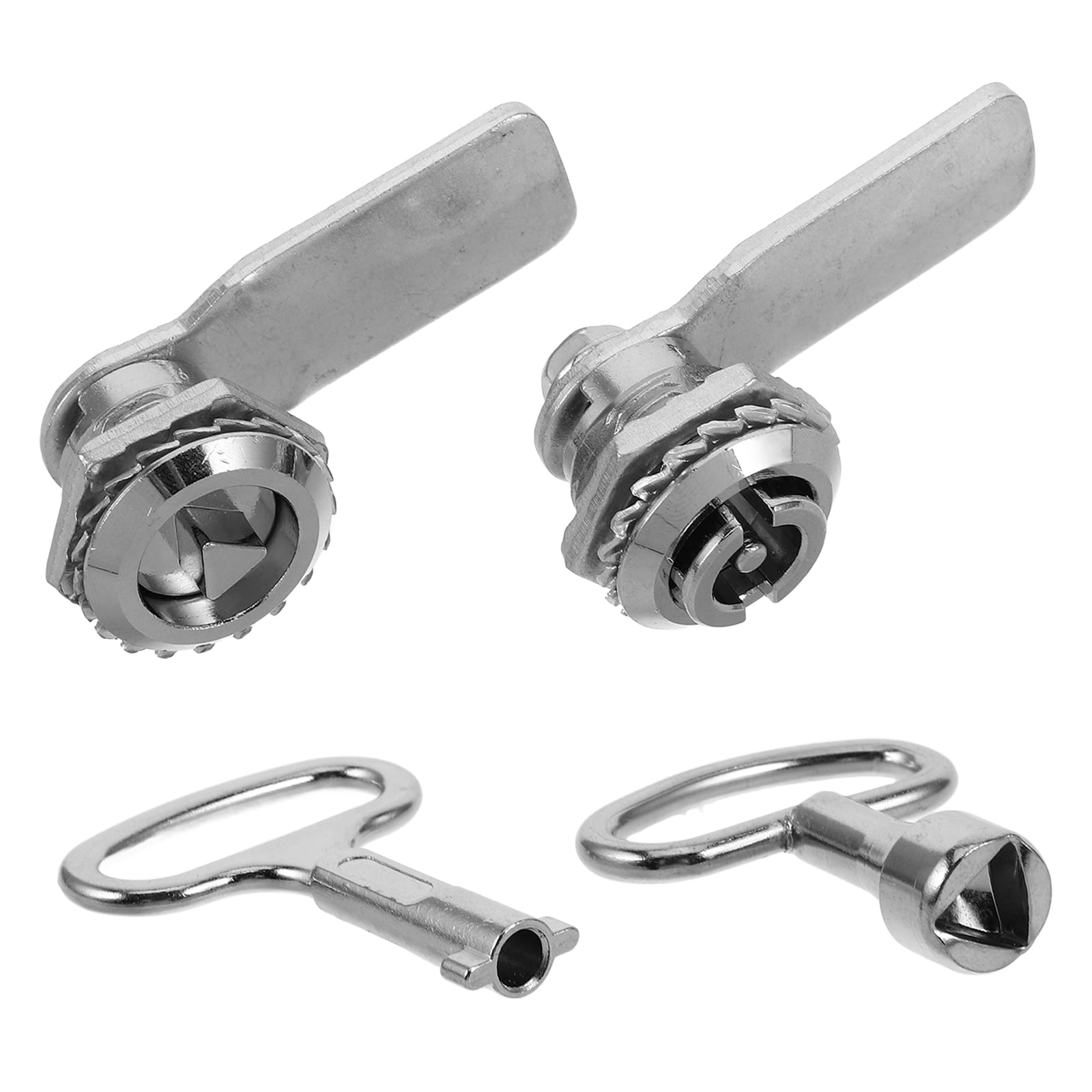 OUNONA 2 Sets Cam Lock with Key Metal Cabinet Lock for File Cabinet ...