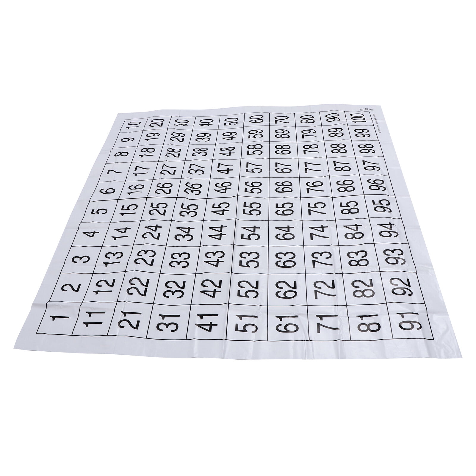 OUNONA 2 Sets Children 1-100 Numbers Wall Chart Preschool Numbers ...