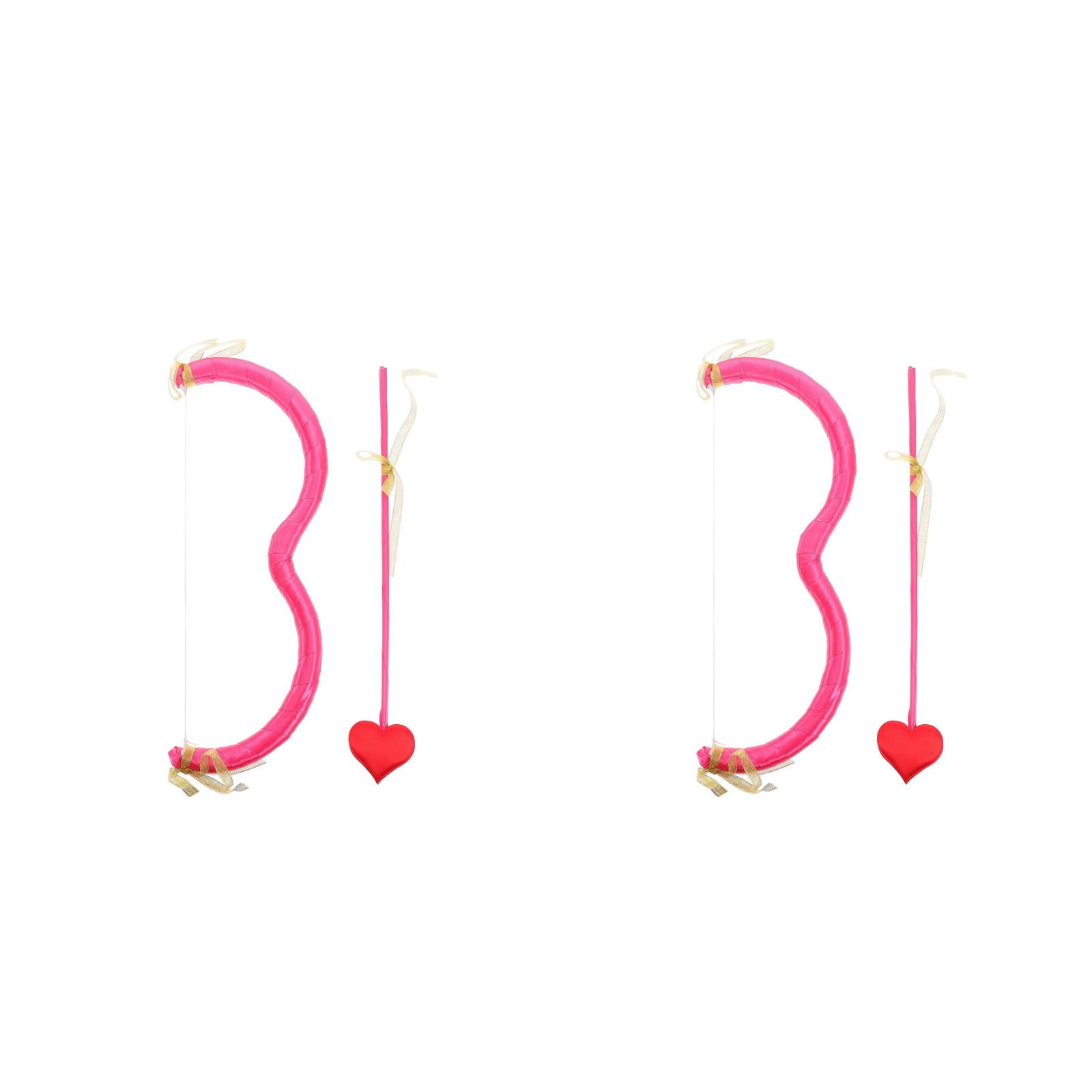 OUNONA 2 Sets Cupid Bow with Arrow Toys for Valentine’s Day Costume ...