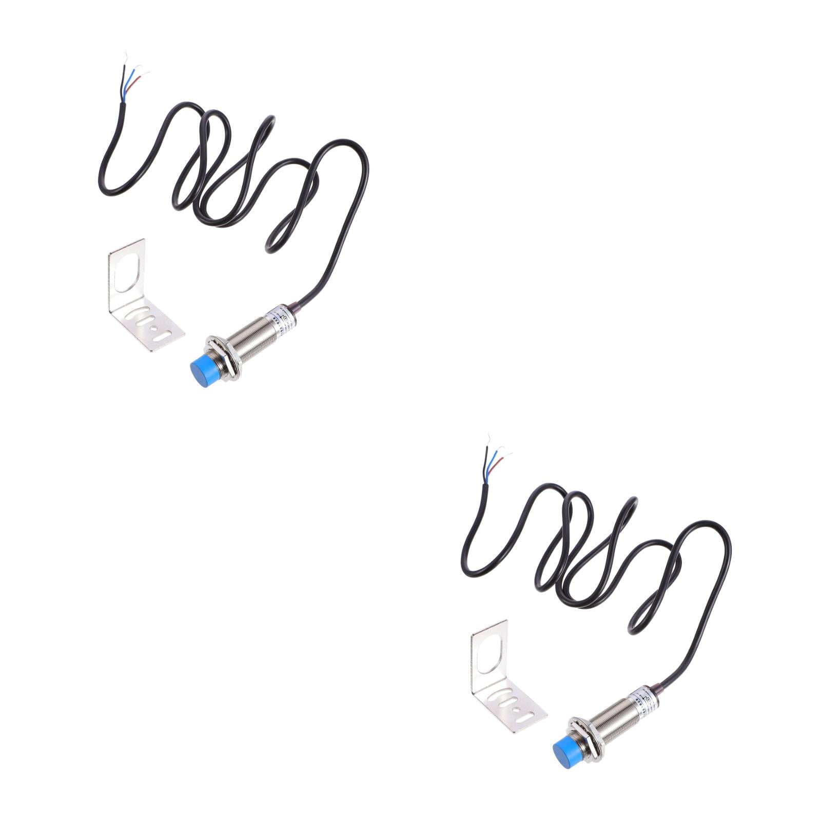 OUNONA 2 Sets Detector Normally Open Cylinder Inductive Proximity ...