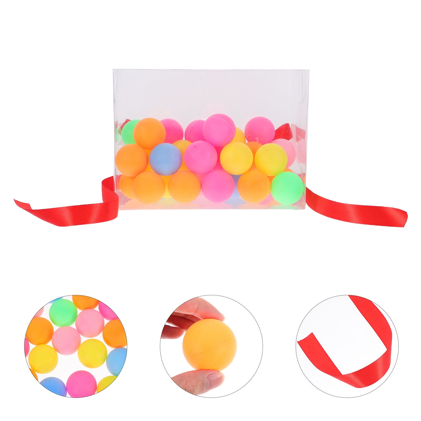 OUNONA 2 Sets Pingpong Ball Shaking Box with Waist Straps Fun Twerking ...