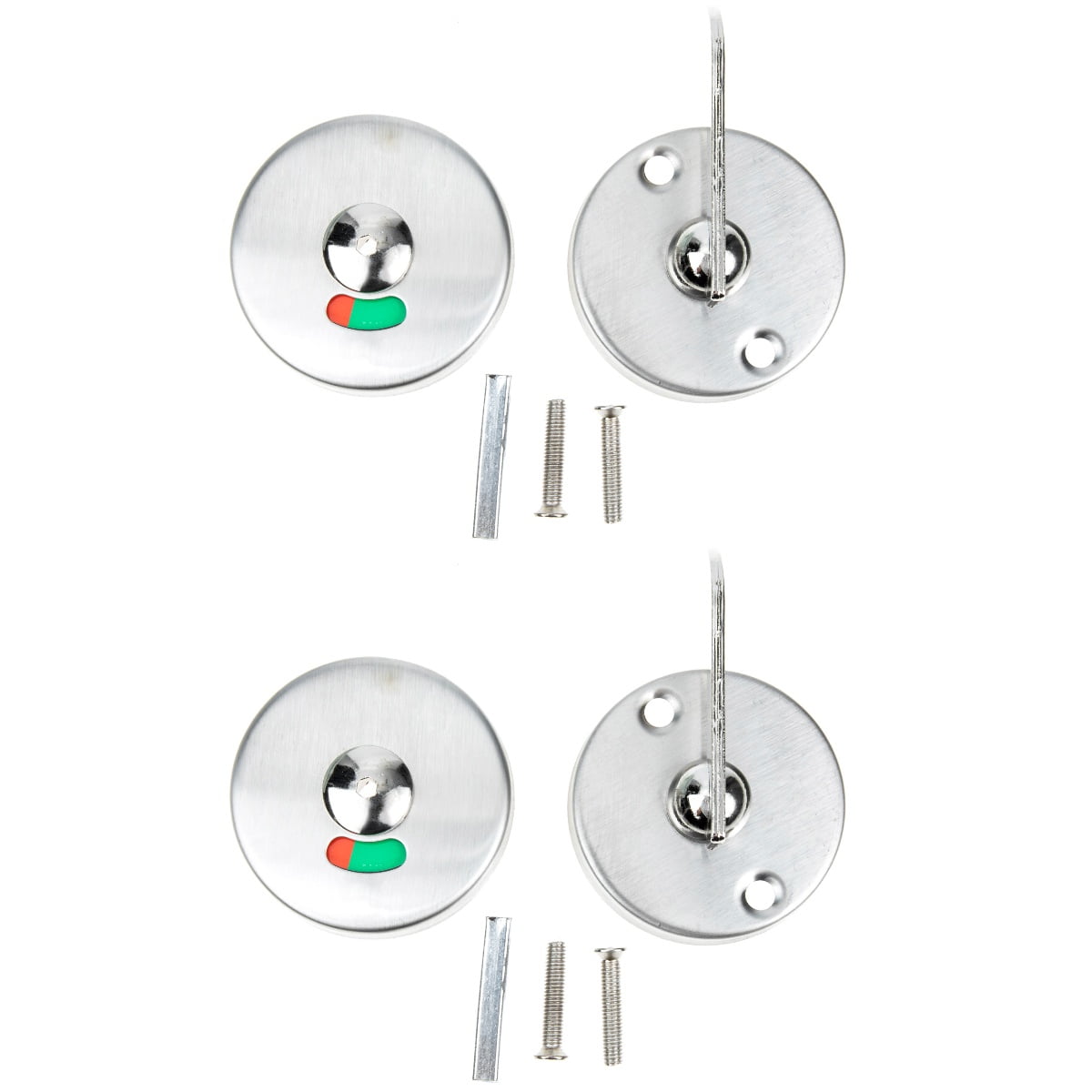 OUNONA 2 Sets Public Toilet Door Lock Plastic Partition Door Lock ...