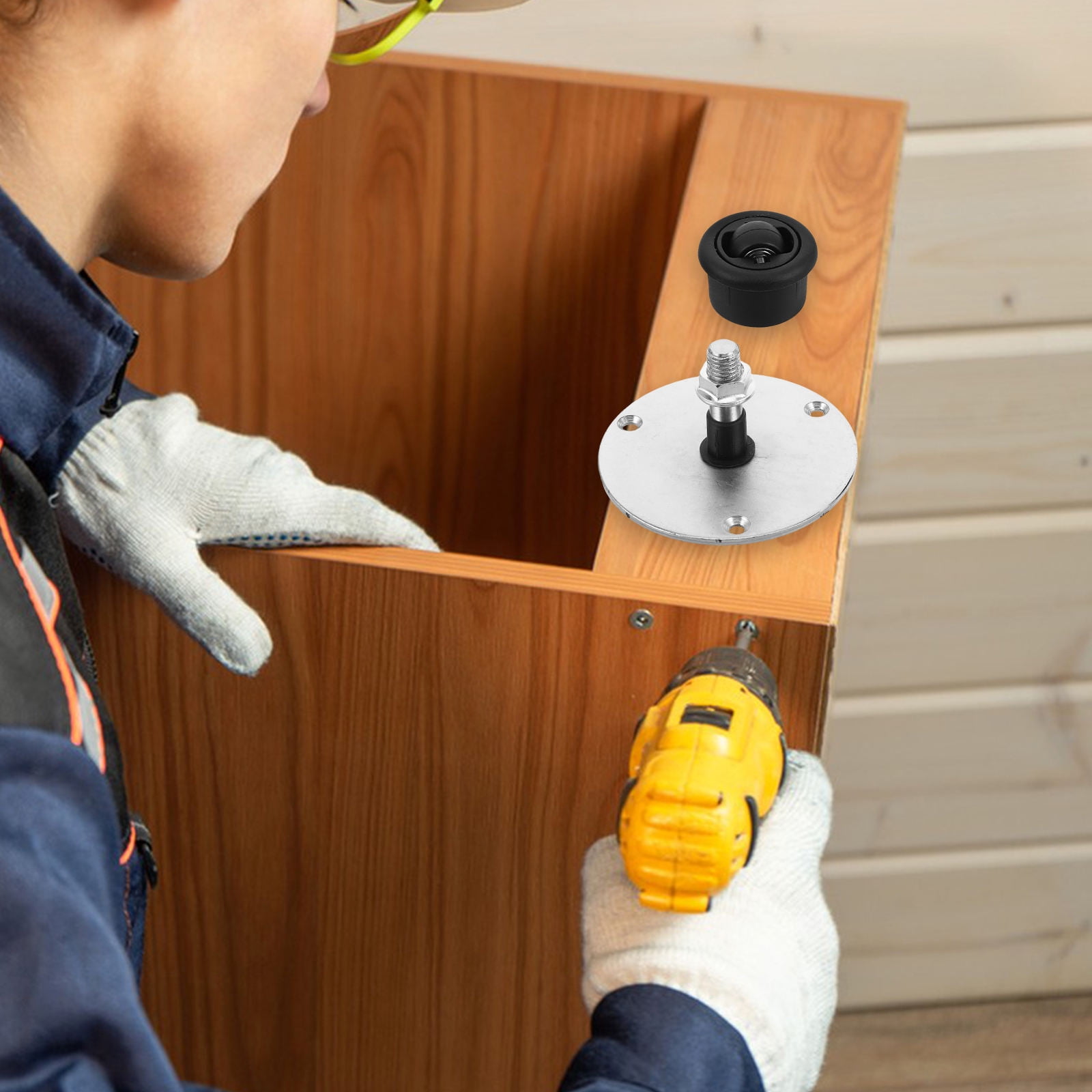 OUNONA 2 Sets Of Rotating Shoe Rack Pivot Fitting For Shoe Cabinets ...