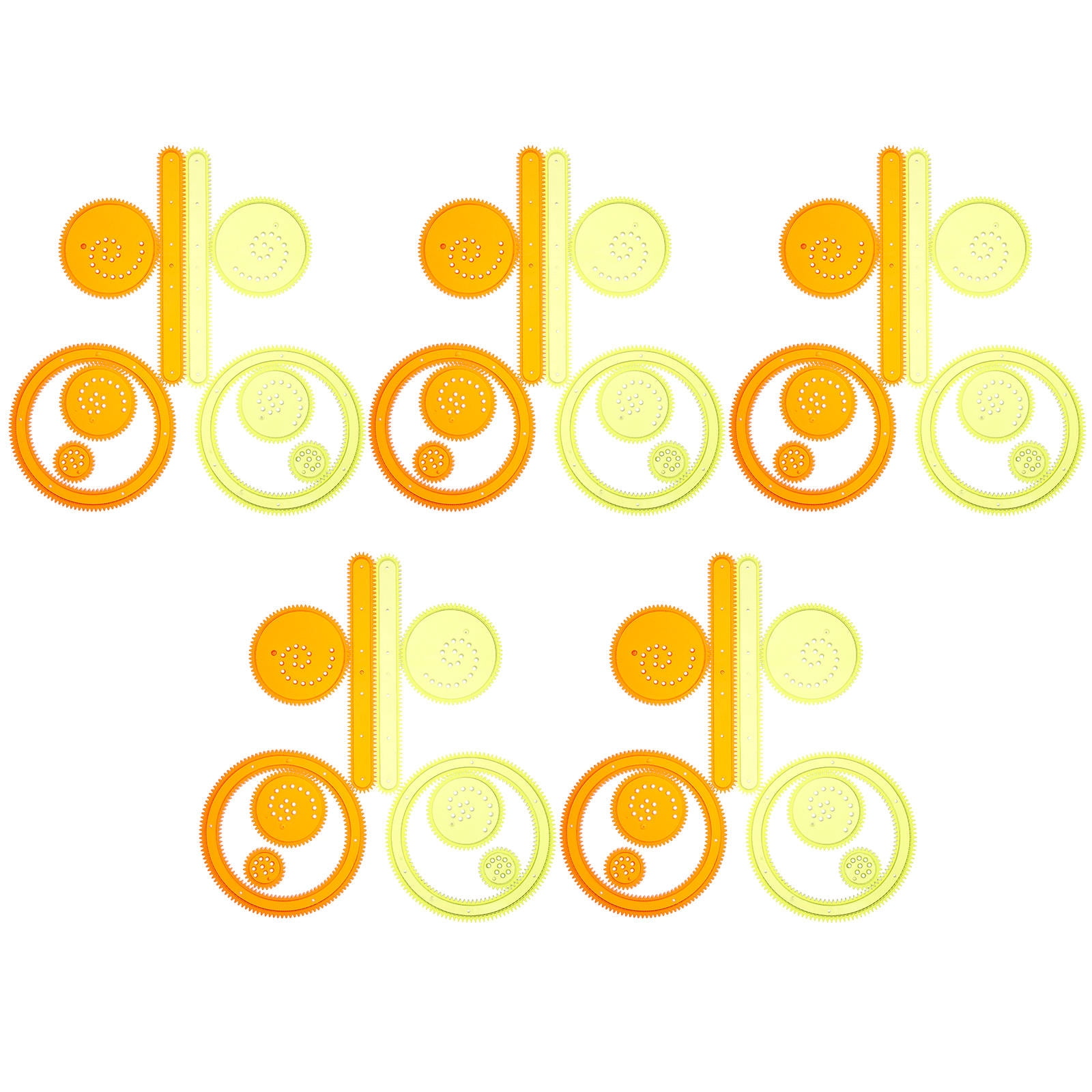OUNONA 2 Sets Shape Stencils for Kids Drawing Toys DIY Tool Child ...