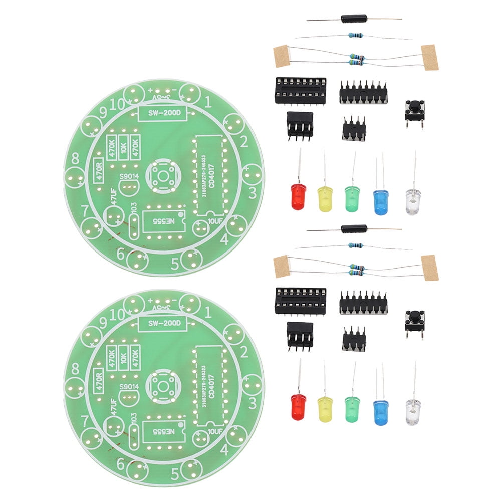 OUNONA 2 Sets Soldering Practice Kit Learning Board Comprehensive ...
