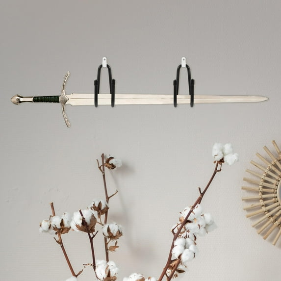 OUNONA 2 Sets Sword Display Racks Sword Collection Stand Wall Mount ...