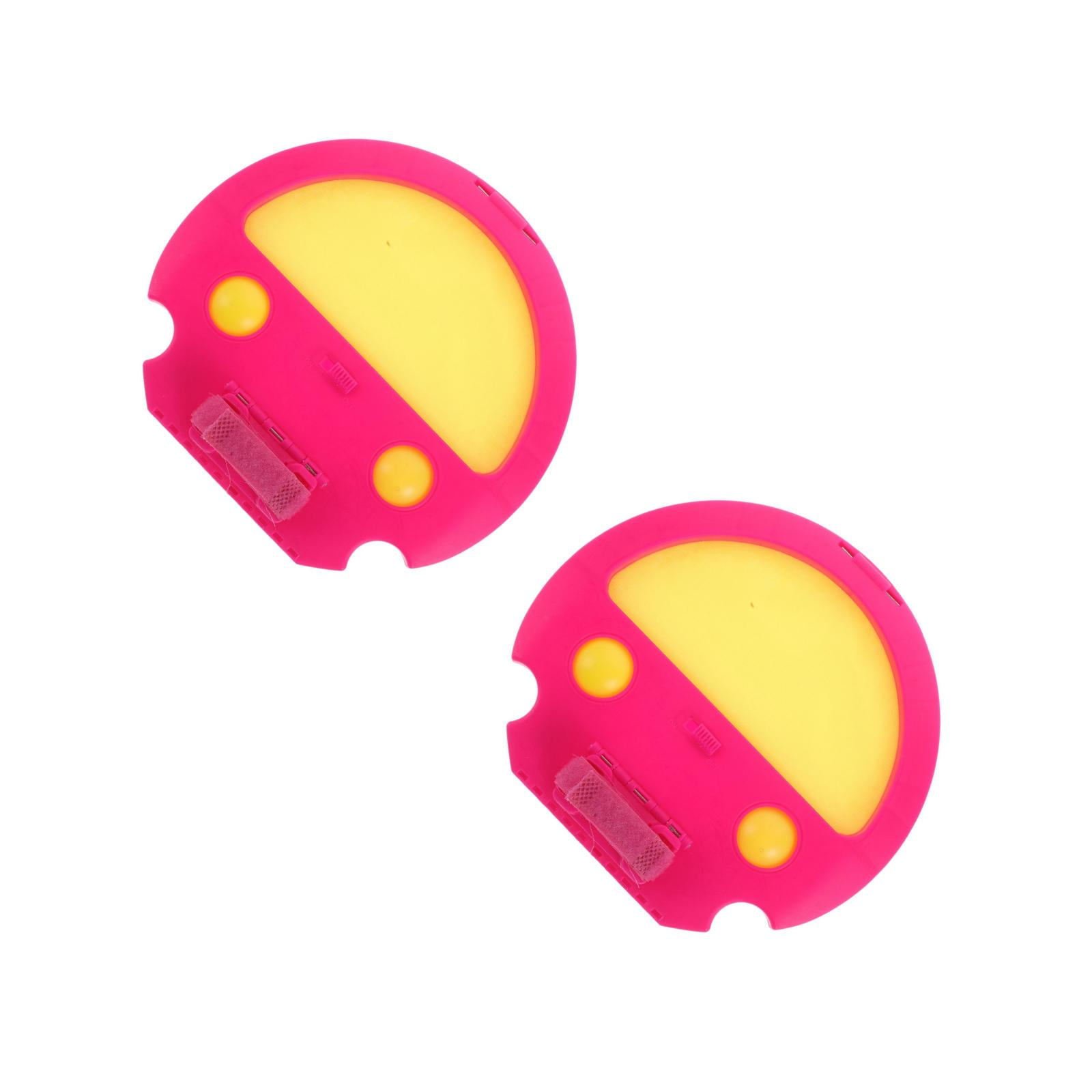 OUNONA Raindrops 2 Sets Kids Paddle Sticky Ball Game Backyard Catch ...