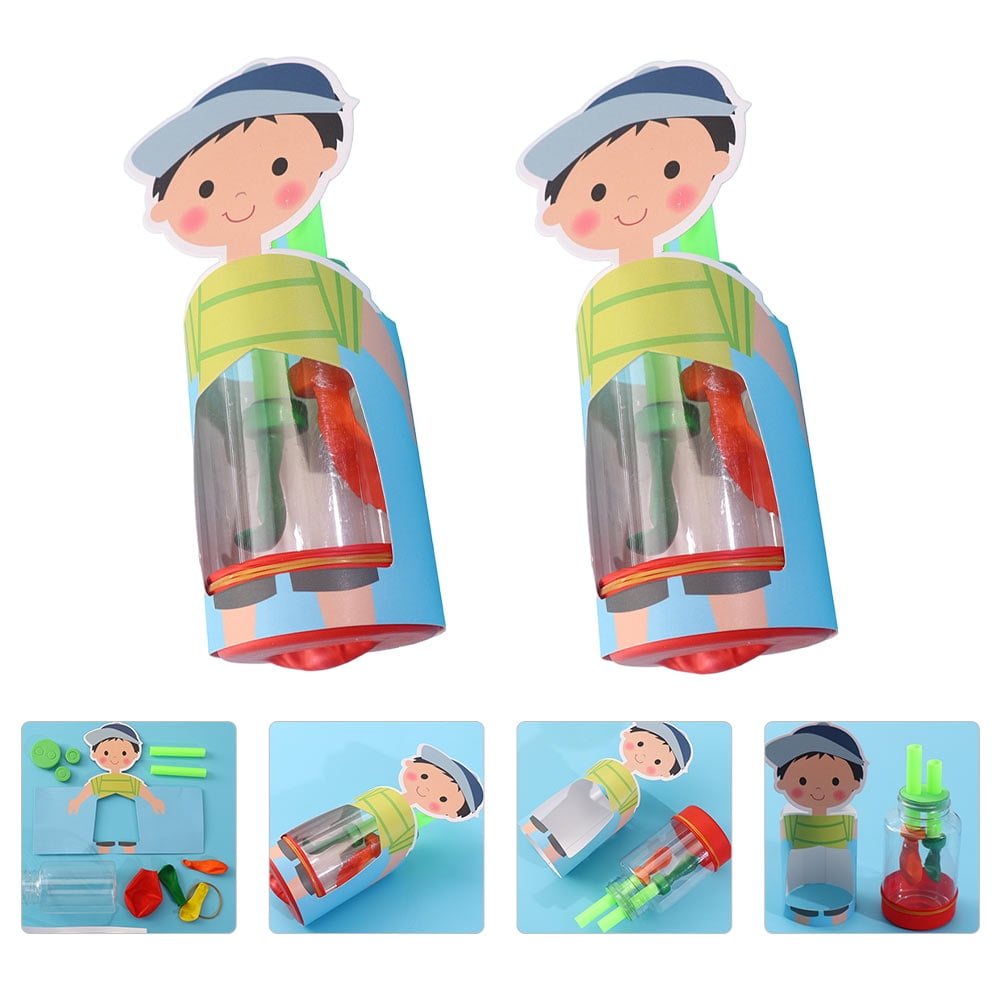 OUNONA 2 Sets of DIY Lung Breathing Teaching Model DIY Lung Anatomy ...
