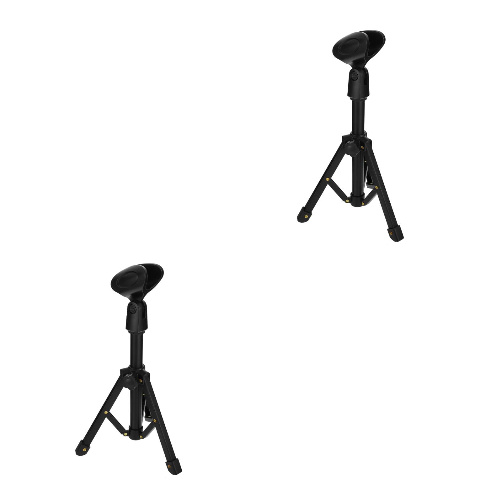 OUNONA 2 Sets of Desktop Tripod Microphone Rack Microphone Tripod Mic ...