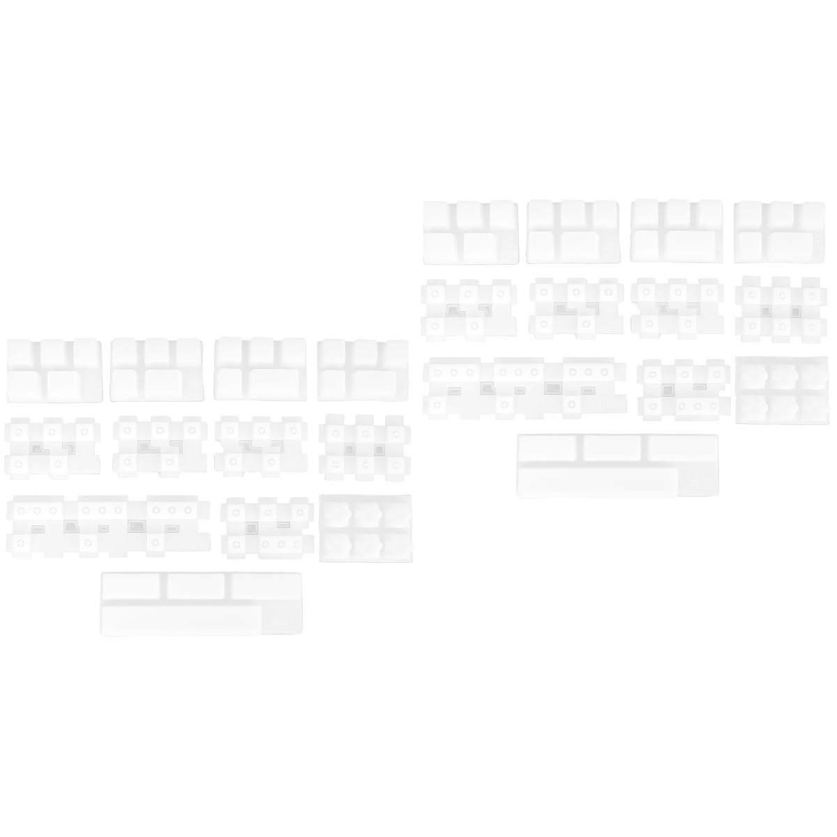 OUNONA 2 Sets of Keycaps Epoxy Resin Casting Mold Mechanical Gaming ...