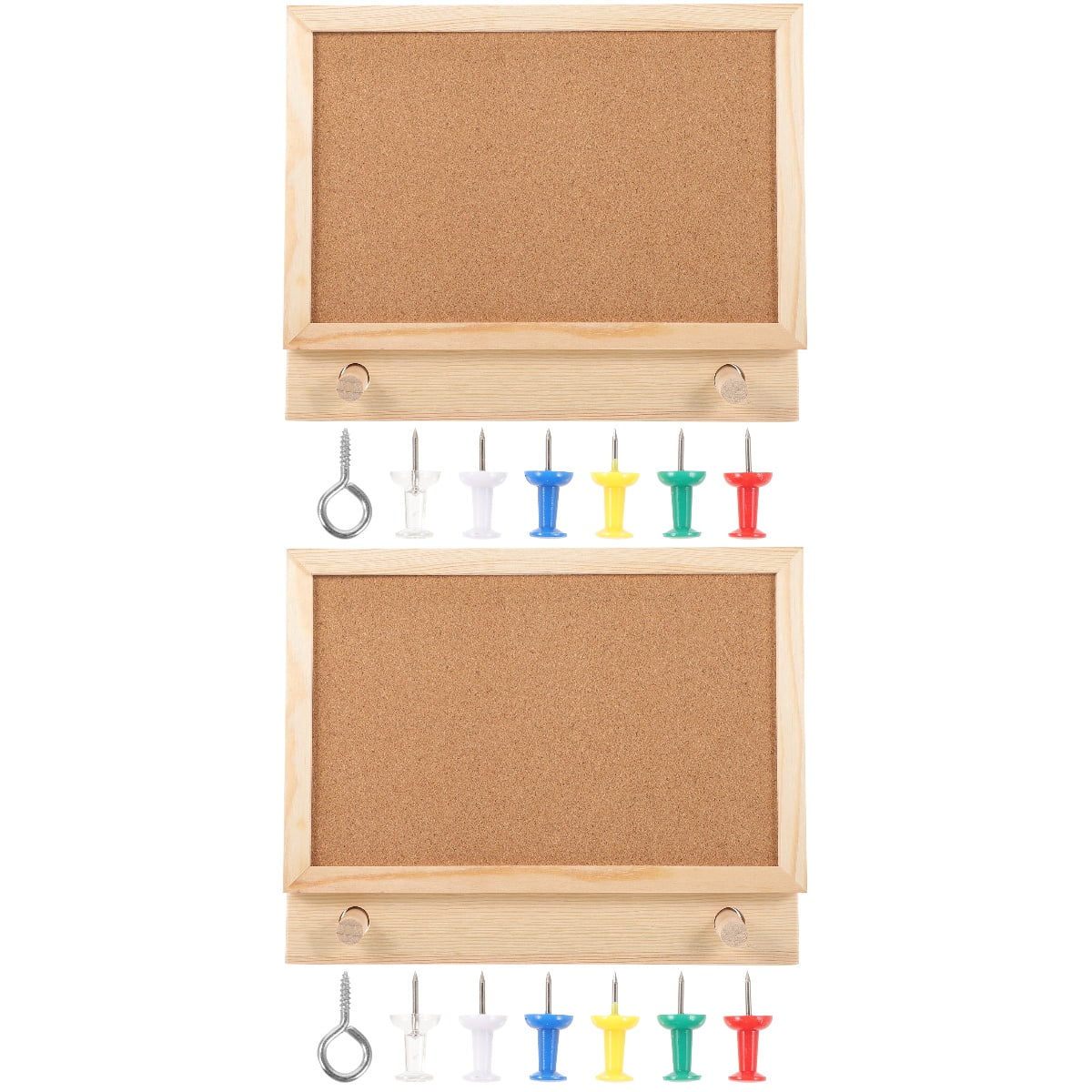 OUNONA 2 Sets of Office Bulletin Board Reusable Frame Board Small ...