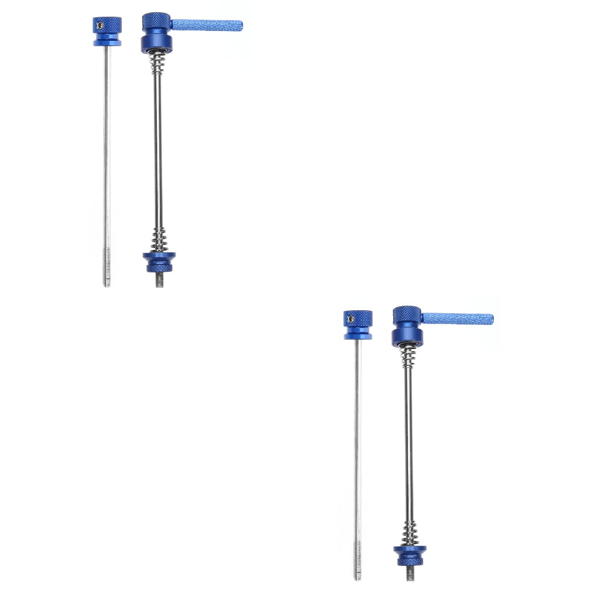 OUNONA 2 Sets of Professional Bike Locking Skewer Quick Release Lever ...