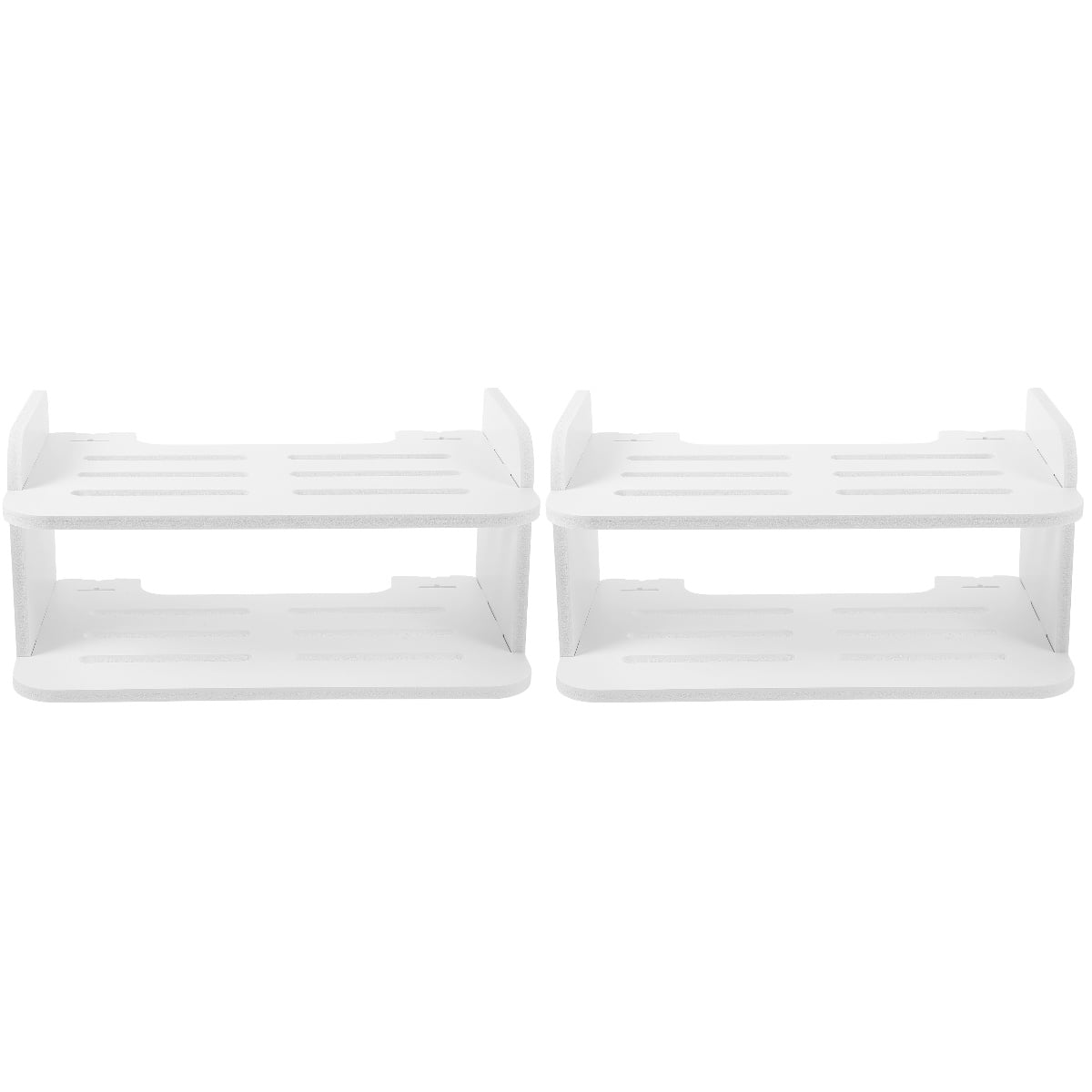 OUNONA 2 Sets of Wall Mounted Storage Rack Router Shelf Wall Display ...
