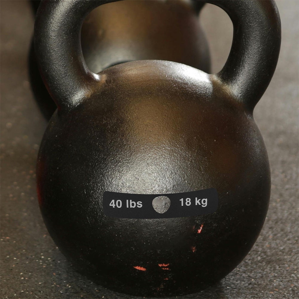 Tineasur PVC Weight Stickers Black for Dumbbell Racks Easy to Apply and ...