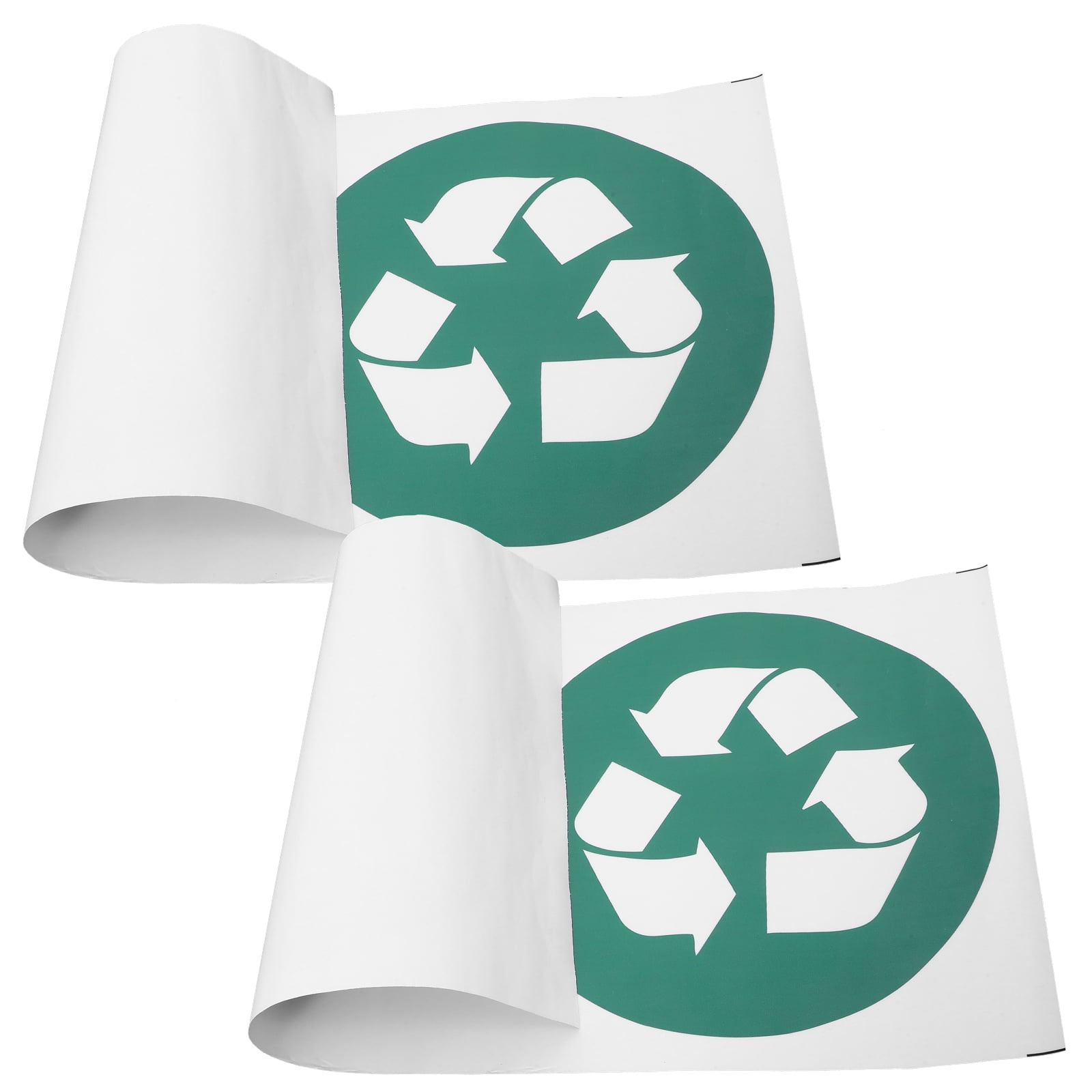 OUNONA 2 Sheets Trash Can Sticker Garbage Label Self-adhesive Trash Can ...