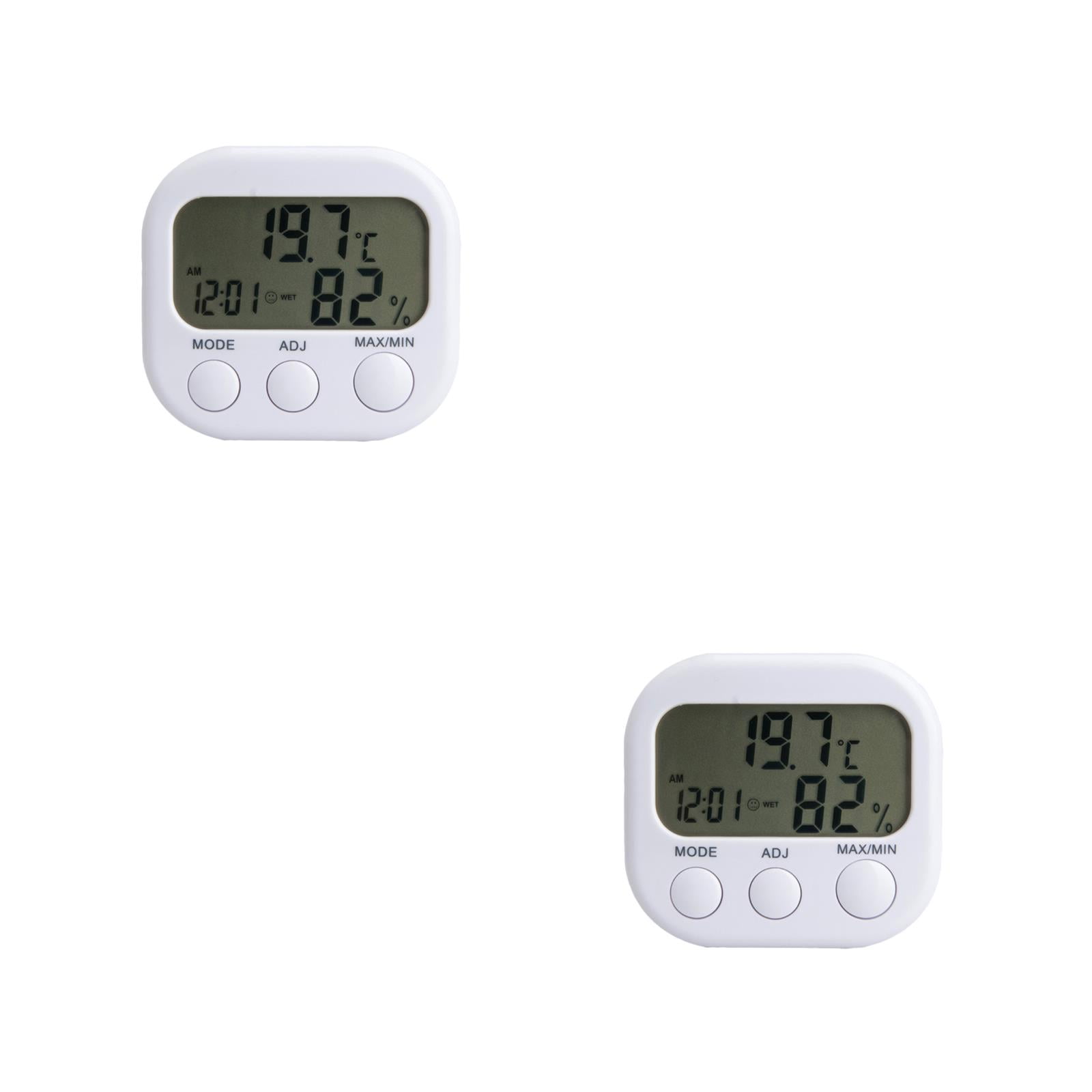 OUNONA 2 pcs Digital High Precision Temperature Thermometer Humidity ...