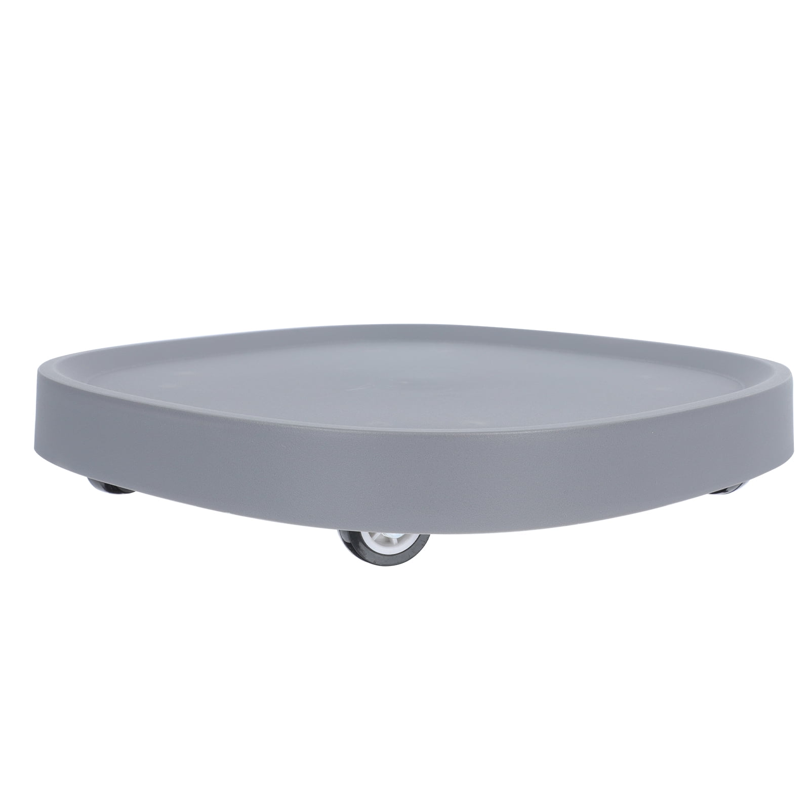 OUNONA 2 pcs Mobile Flowerpot Tray Universal Wheel Rack Plastic Pot Rack Vase Holder - Walmart.com