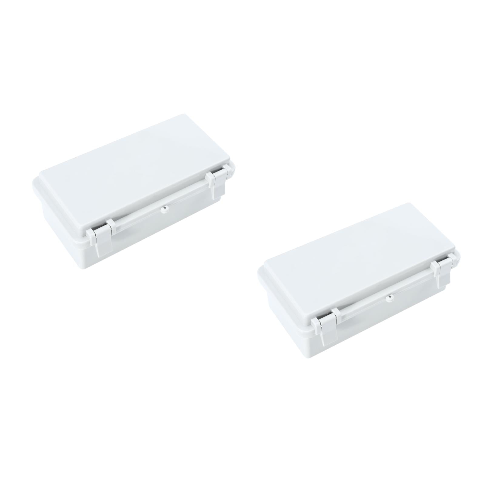 OUNONA 2 pcs Waterproof Junction Box Protector Cable Wiring Box Power ...