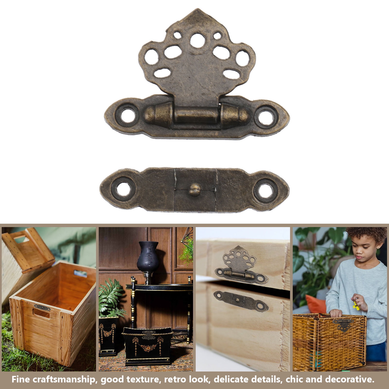 OUNONA 20 PCS Latch Antique of Bags and Suitcases Vintage Castle Locks ...