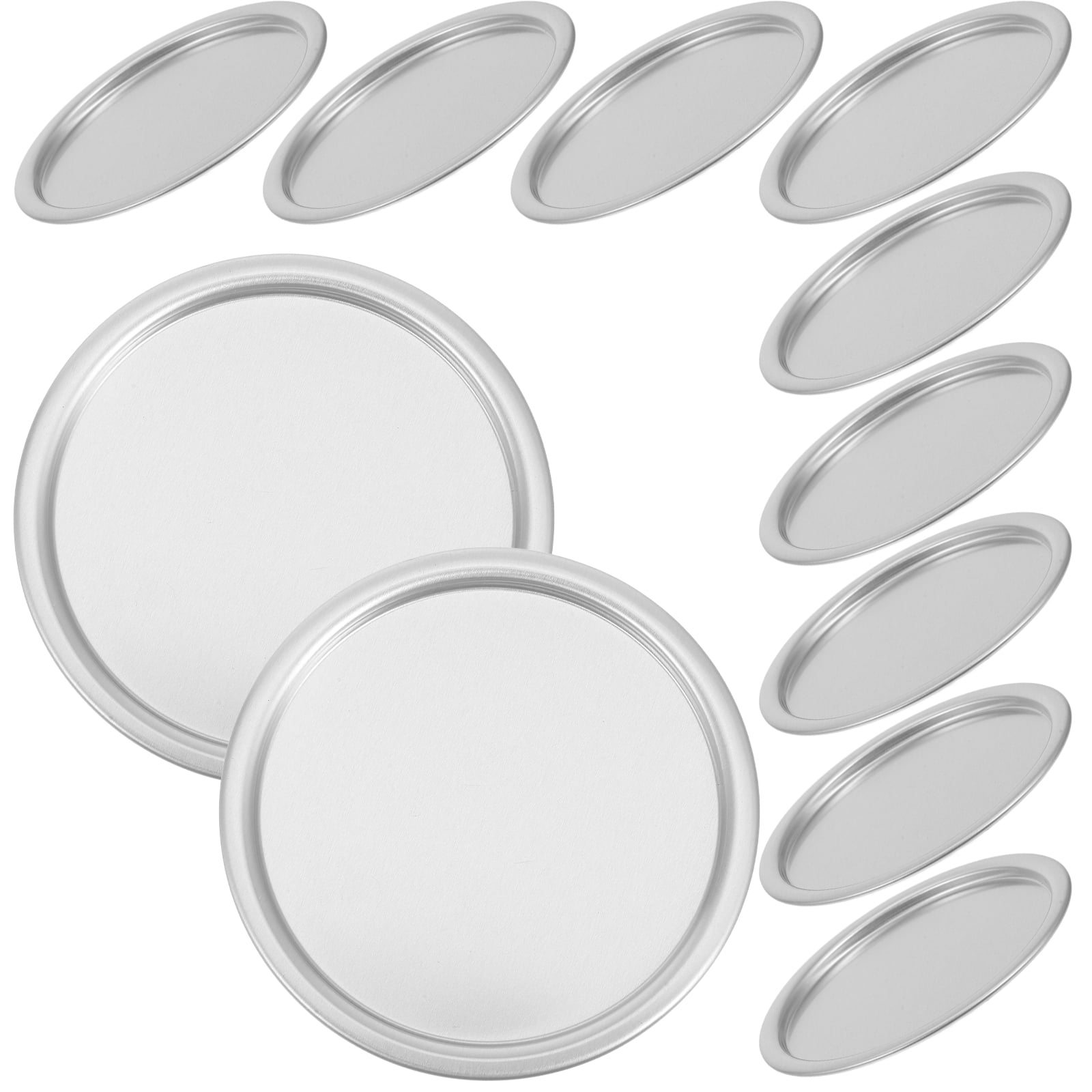 20pcs Aluminum Foil Reusable Mason Jar Lids for Wide Mouth Jars Perfect for Canning Sealing ...
