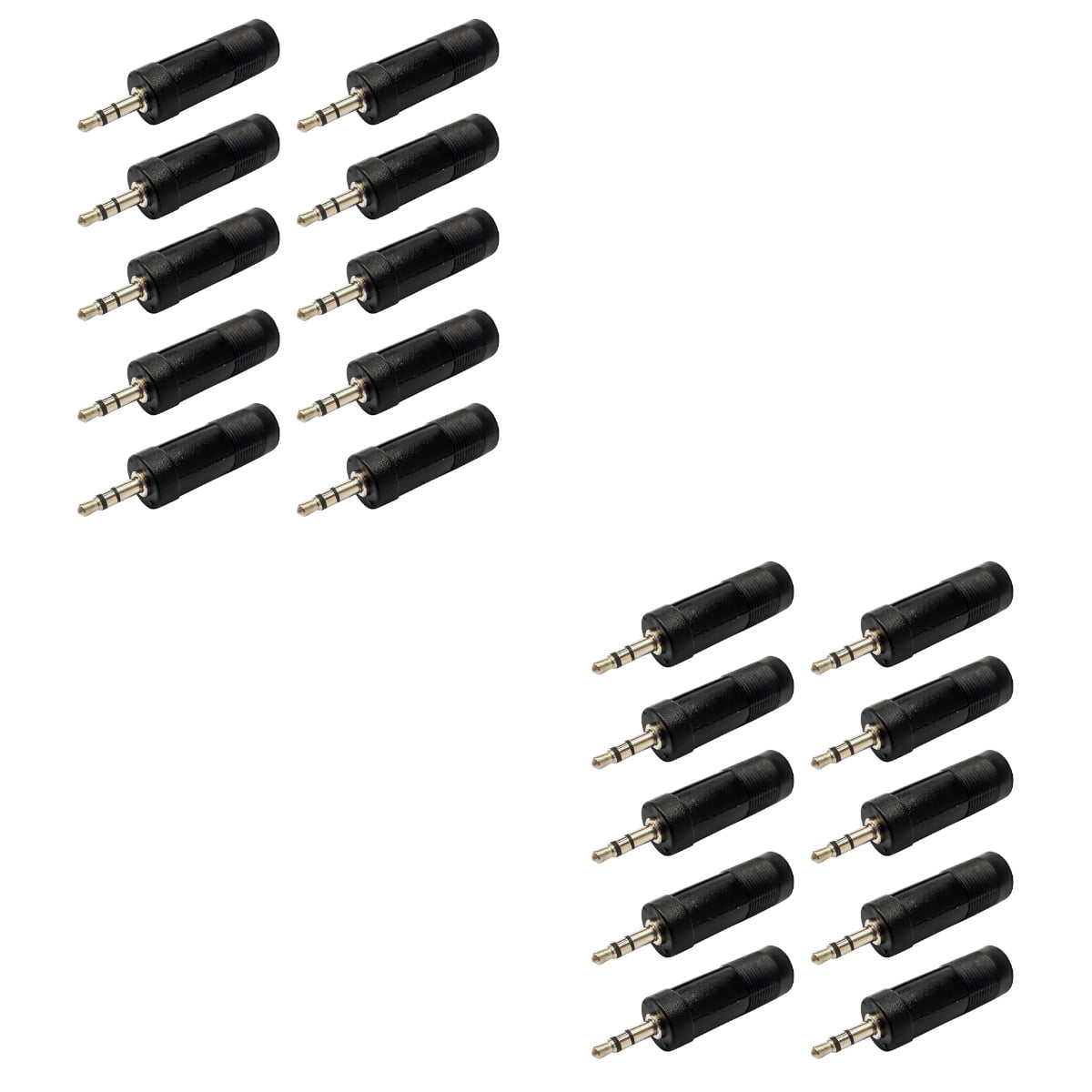 OUNONA 20 Pcs Audio Frequency adapter 3.5mm to 6.5 Microphone Adapter 6 ...