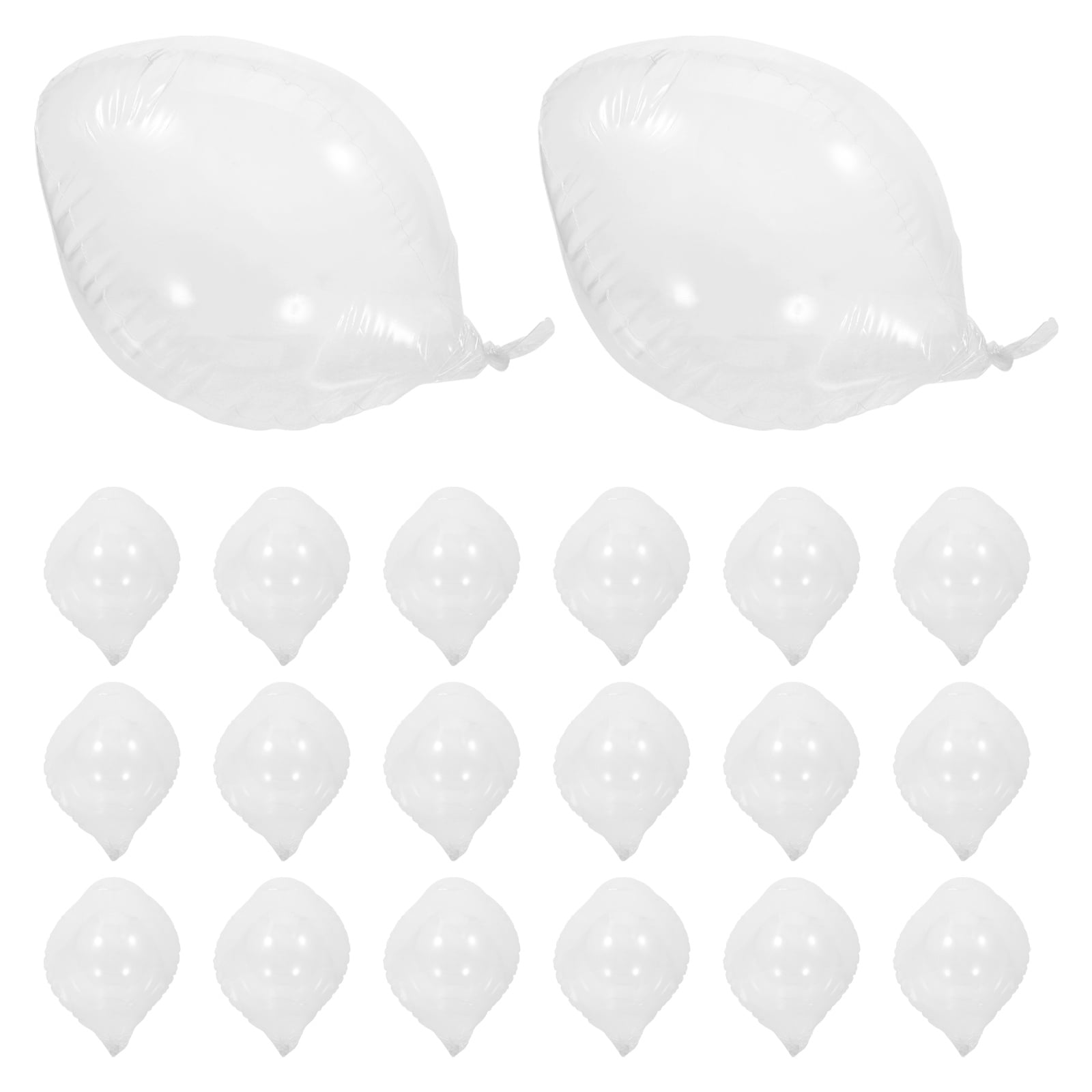 OUNONA 20 Pcs Bobo Balloon Foil Birthday Balloons Floating Display Case ...