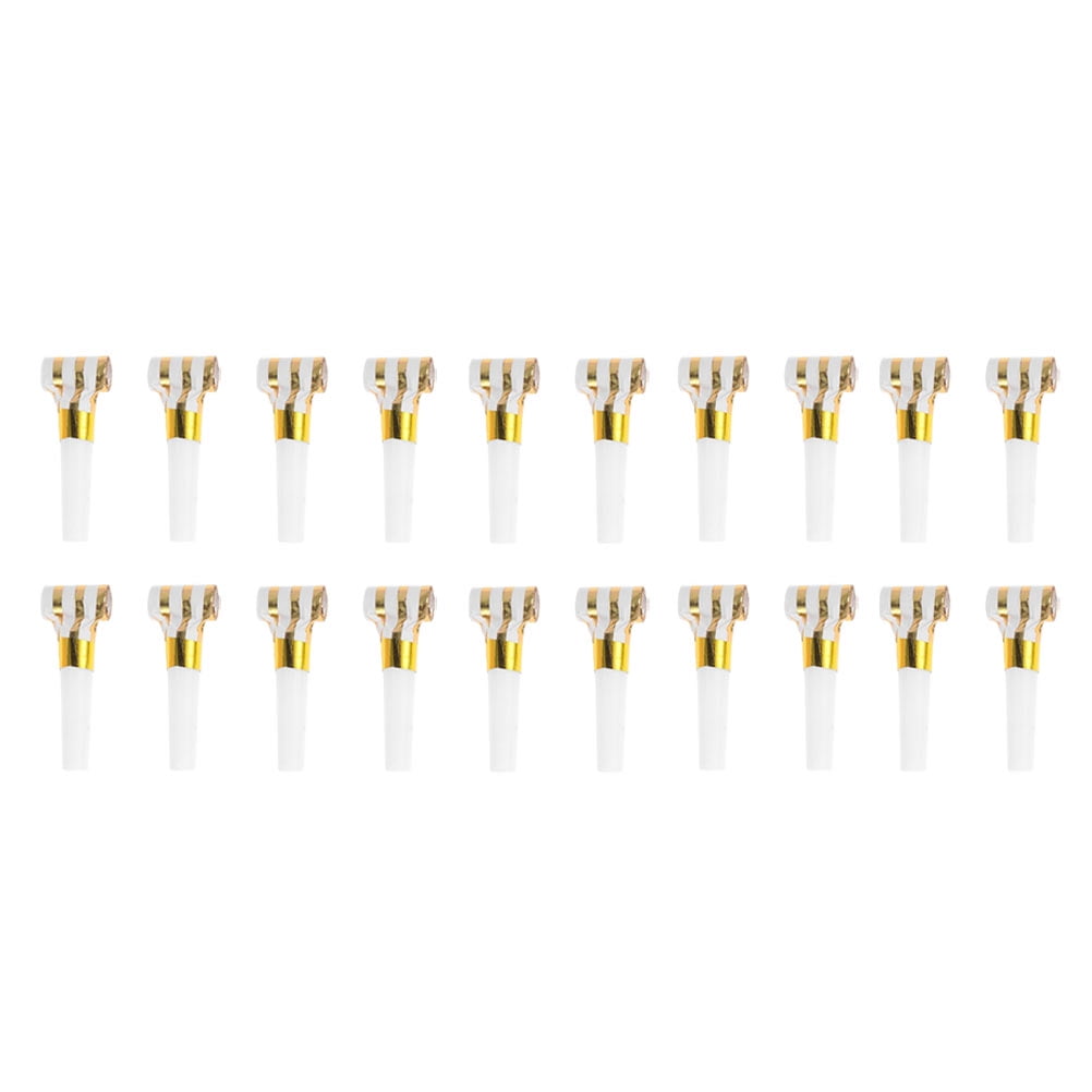 OUNONA 20 Pcs Bronzing Blowing Dragon Slide Whistle for Kids Buzzer ...