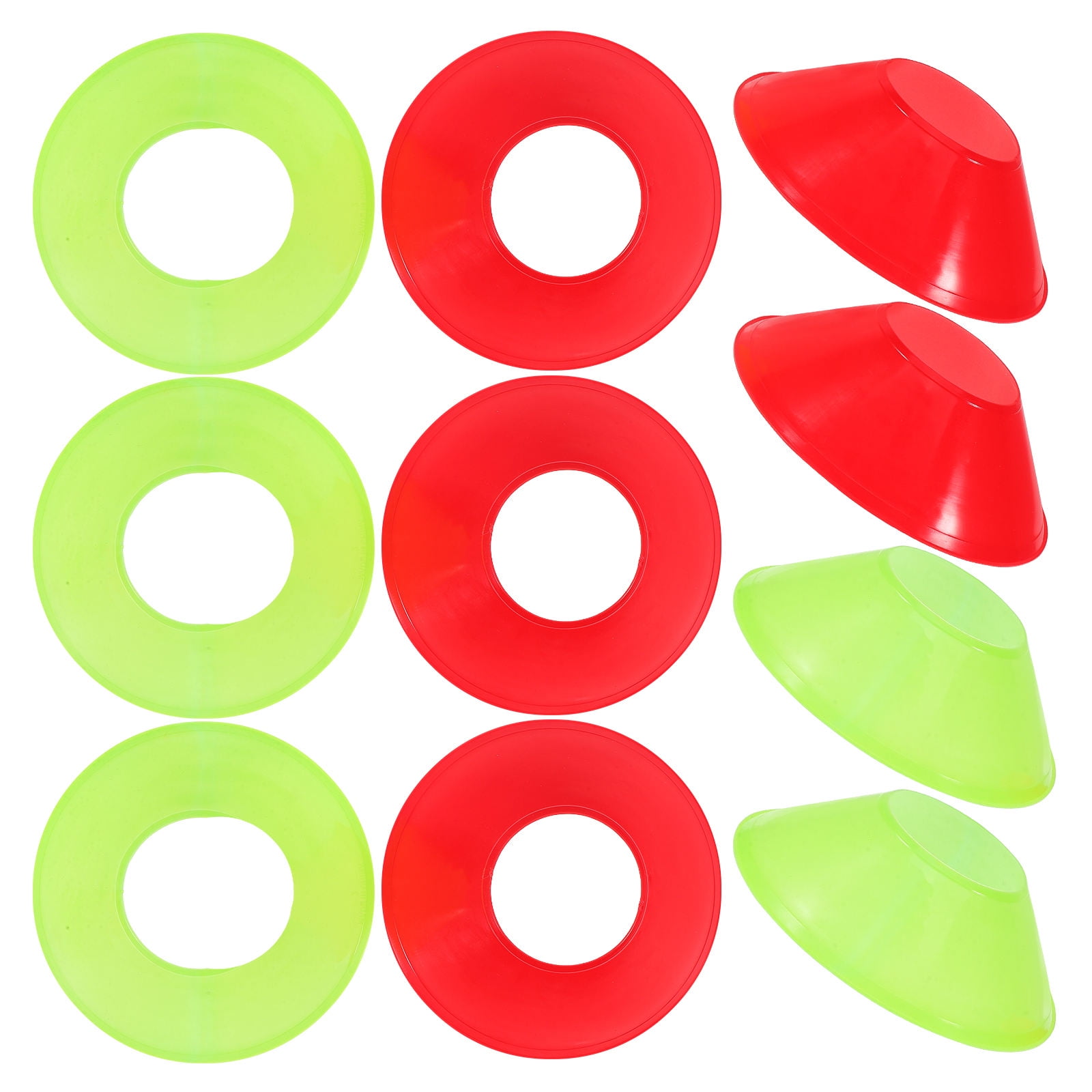 OUNONA 20 Pcs Disc Cones Field Marker Agility Training Cones Sports Cone Markers For Training ...