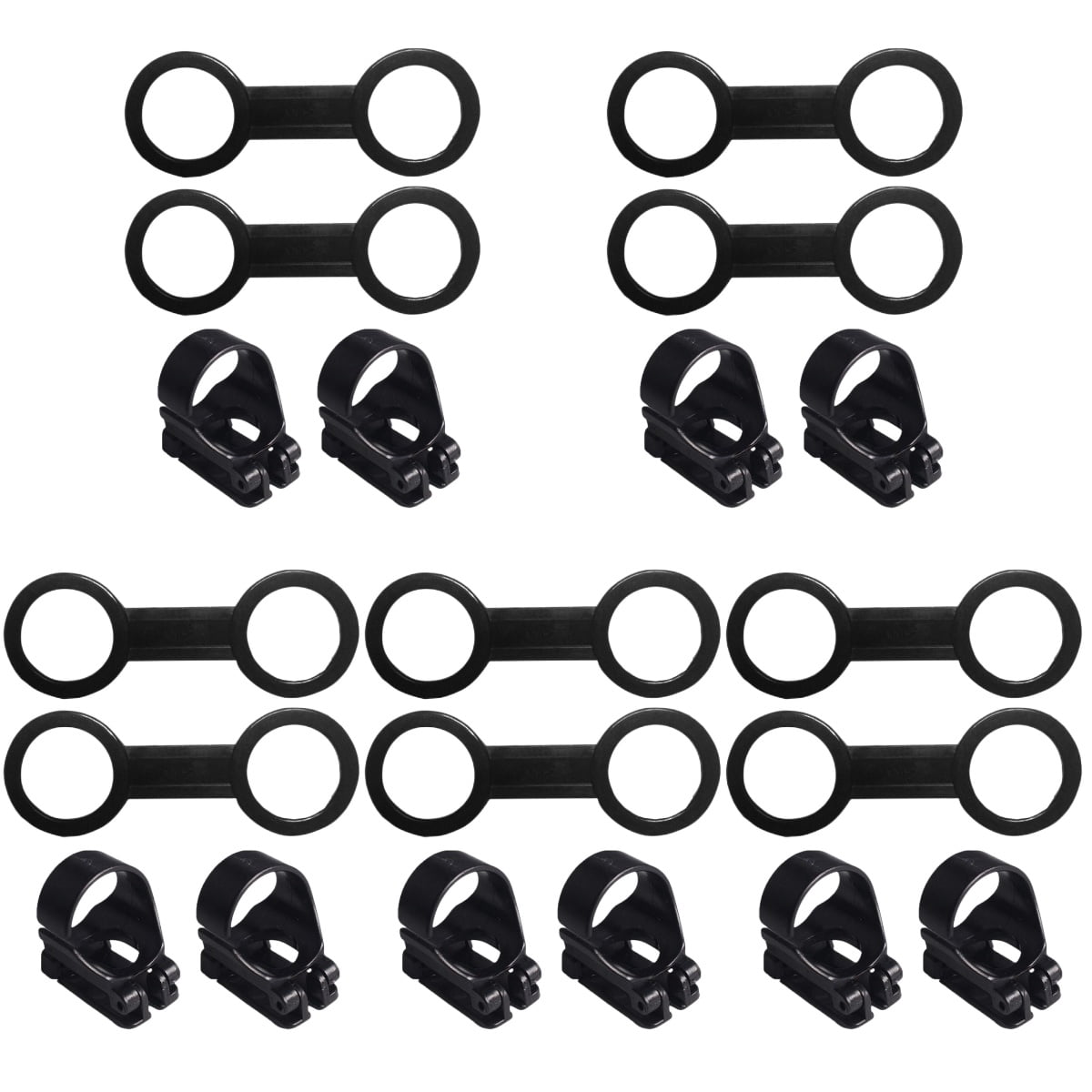 OUNONA 20 Pcs Diving Mask Snorkel Keeper Mask Strap Keeper Snorkel Hose ...