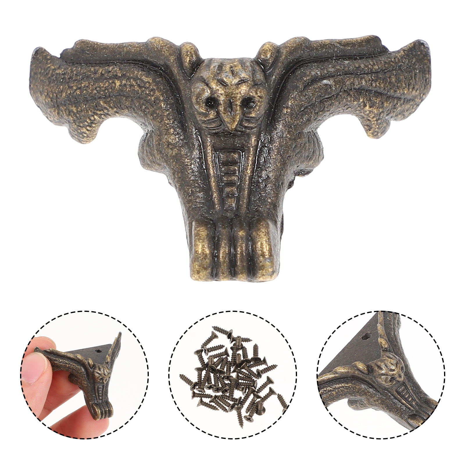 OUNONA 20 Pcs Furniture Bases Wooden Case Legs Accessories Feet for ...