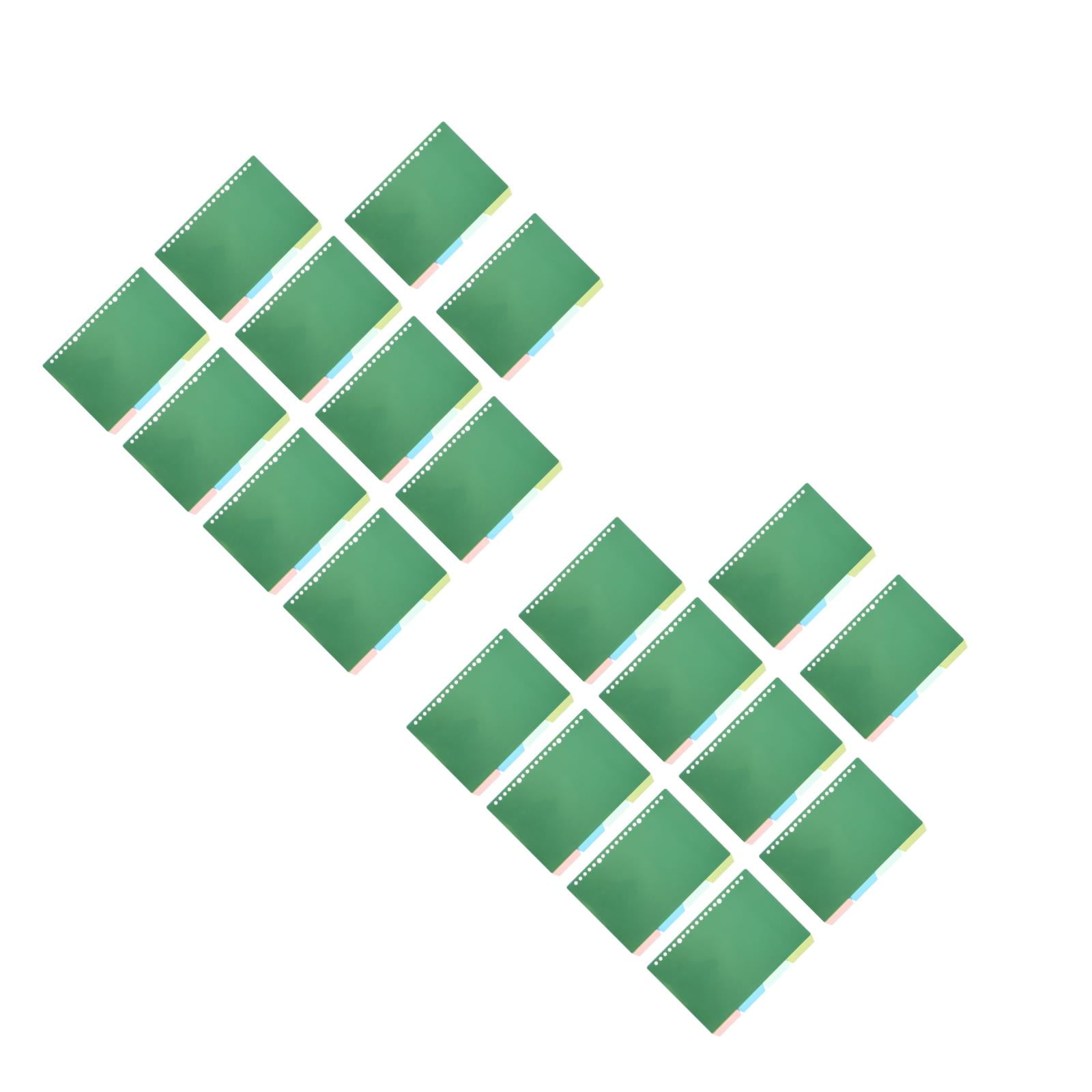 OUNONA 20 Pcs Index Classified Lables Filler Paper Tab Dividers Blinder ...