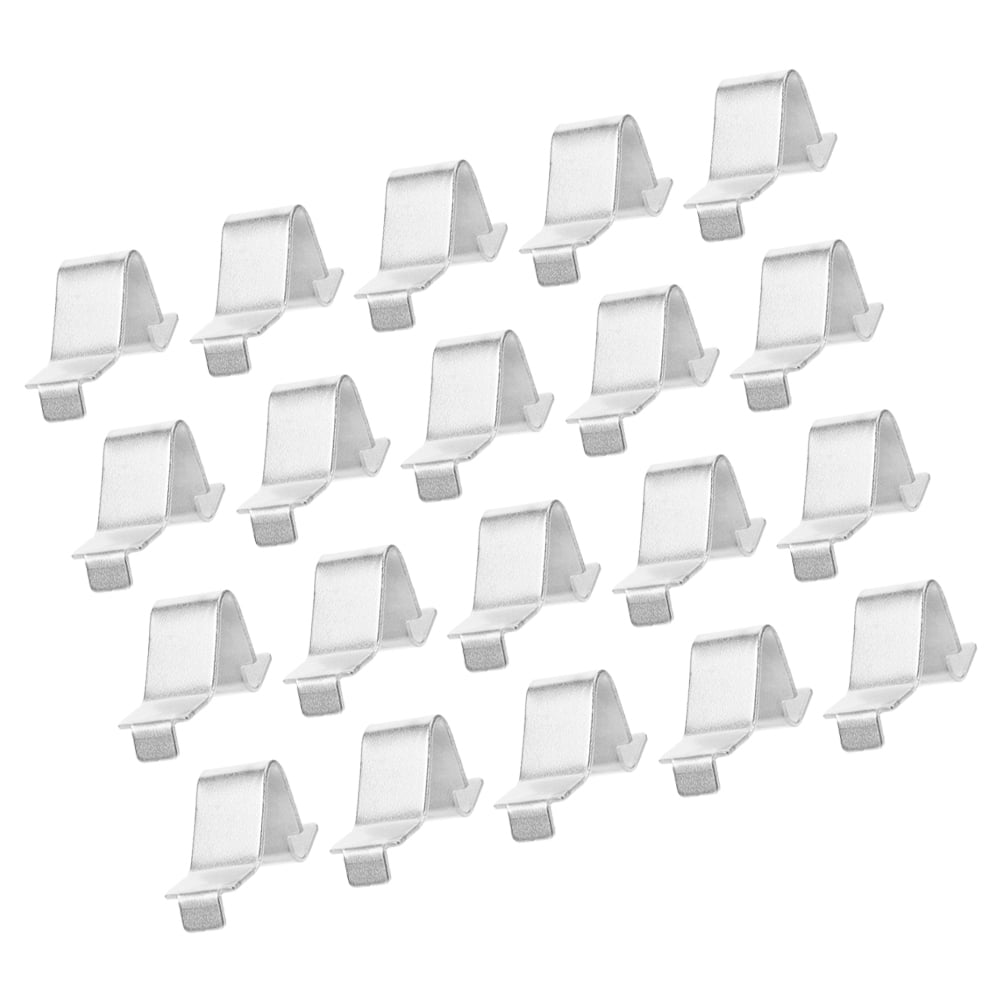 OUNONA 20 Pcs Metal Shelf Clips Support Heavy Duty Shelves Brackets ...