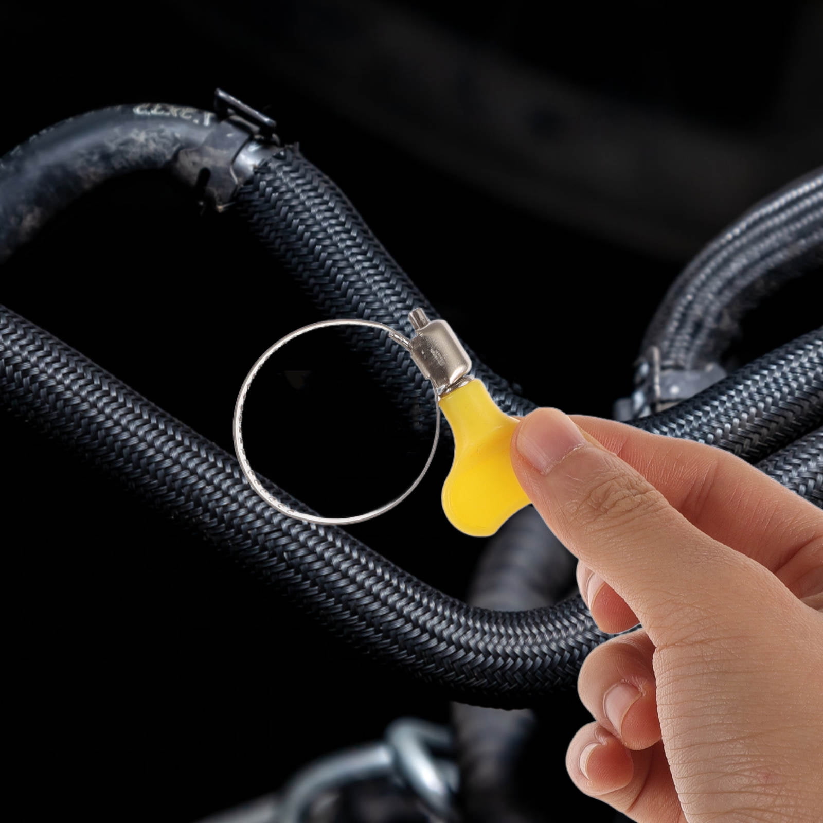 OUNONA 20 Pcs Pipe Clamp Handle Hose Home Appliance Clamps Hydraulic ...