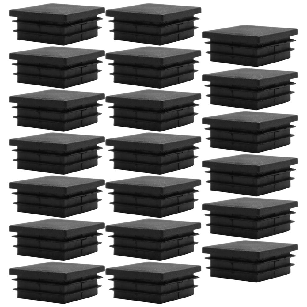 OUNONA 20 Pcs Pipe Protector Grommets Furniture Square Tubing End Caps ...