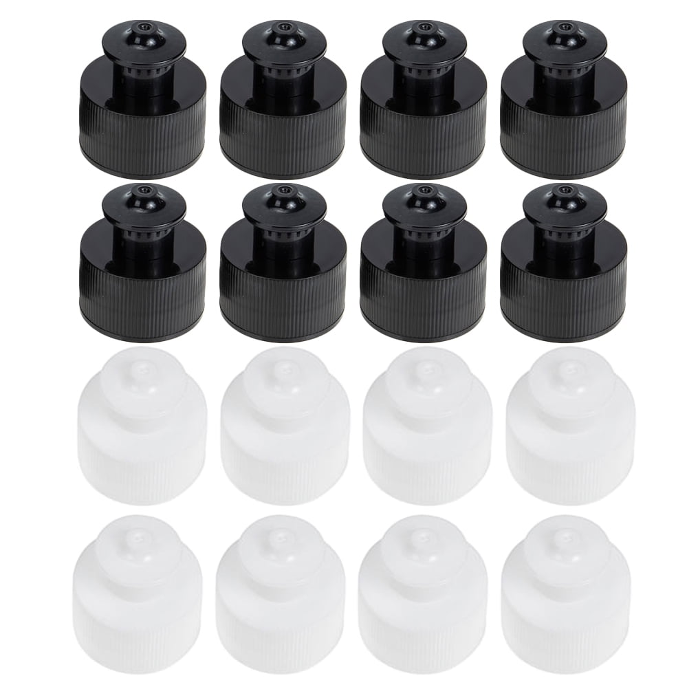 OUNONA 20 Pcs Push Pull Caps for Bottles Pot Clamps Car Bin Travel ...