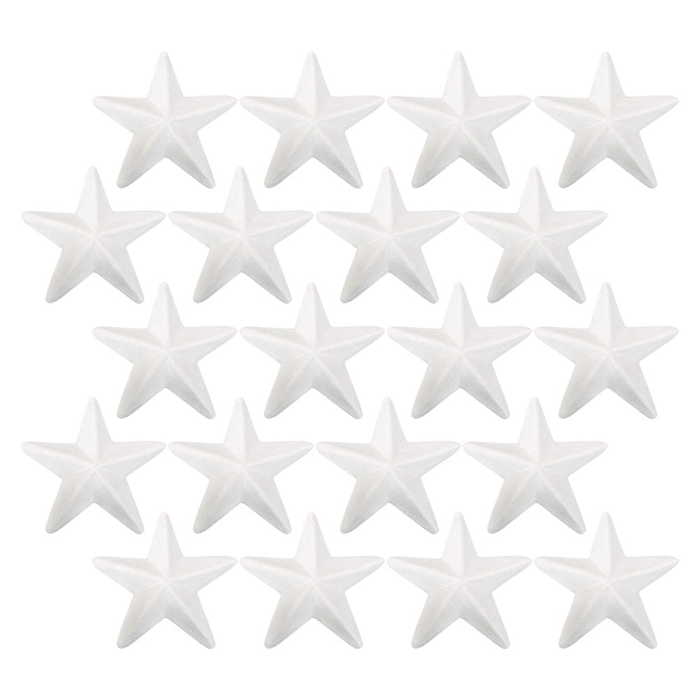 DRAFIDEEP Craft Foams Stars Five-Pointed Star 20Pcs 2In - Walmart.com