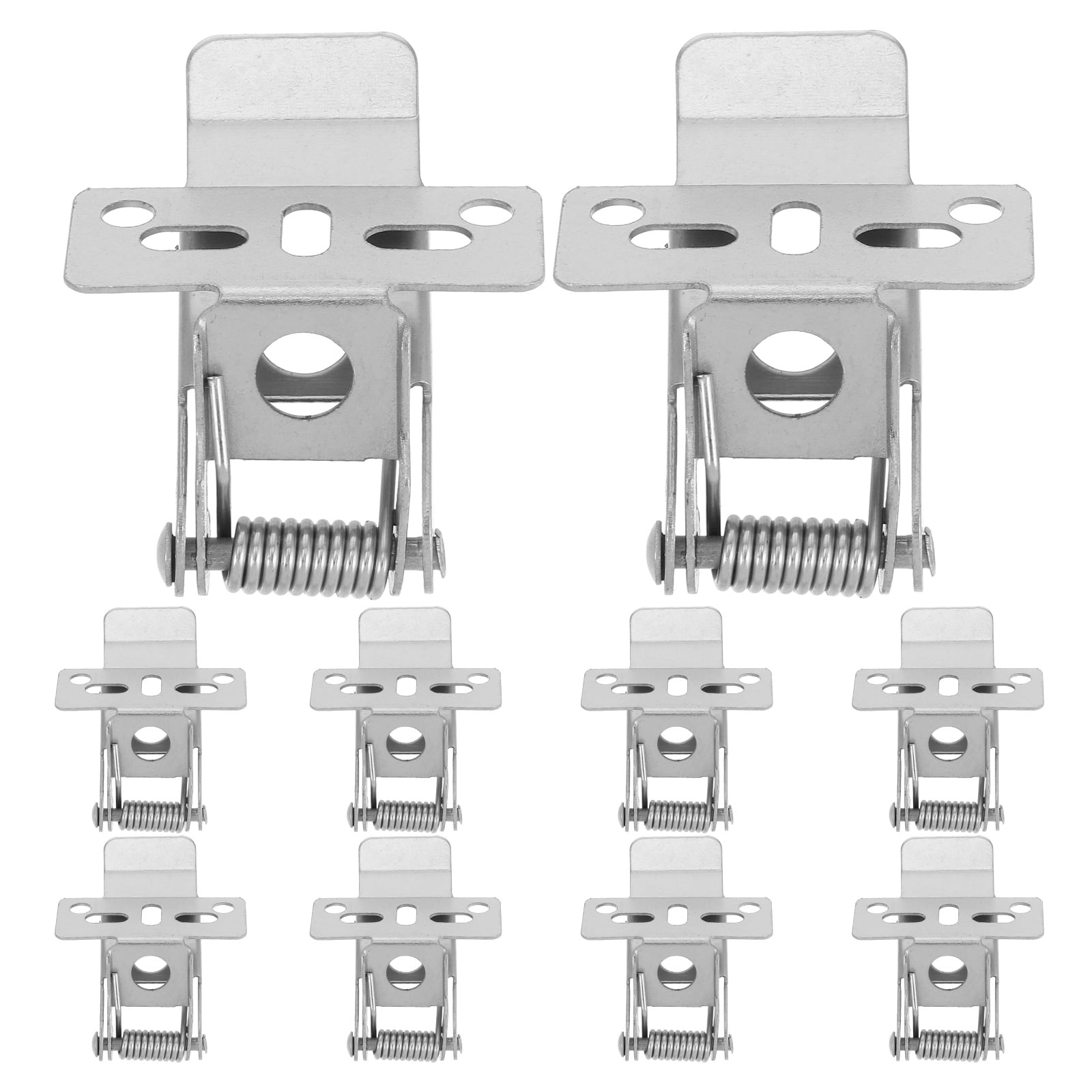 OUNONA 20 Pcs Spring Clips for Recessed Light Fixtures Panel Silver ...