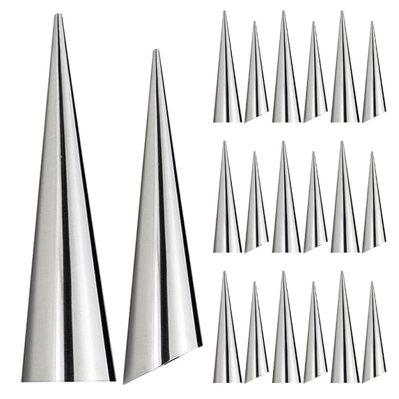 OUNONA 20 Pcs Stainless Steel Croissant Baking Forms For Home And ...