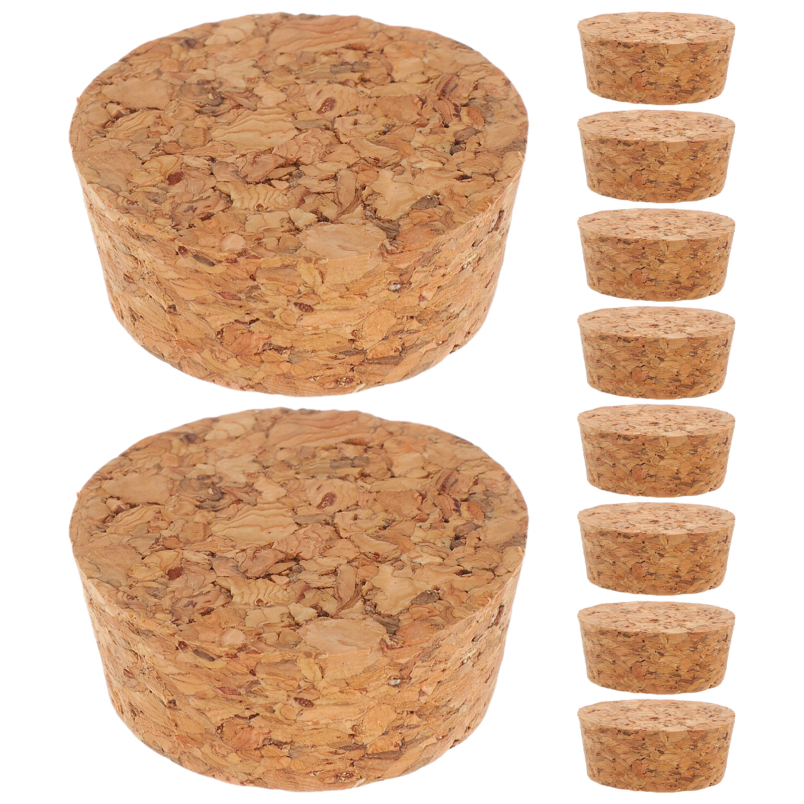 OUNONA 20 Pcs Wine Cork Barrel Cork Red Wine Flask 3.80X3.80X1.60CM ...