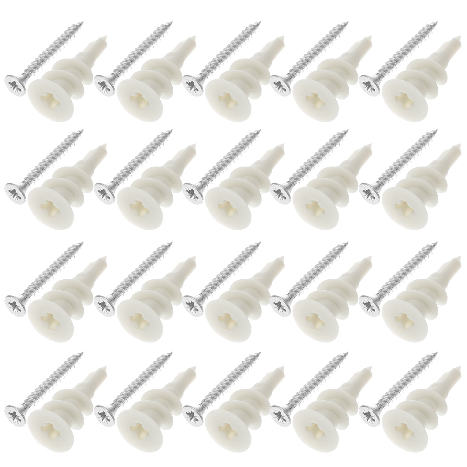 20 Sets Drywall Self Drilling Anchors and Gypsum Boards Self Tapping ...