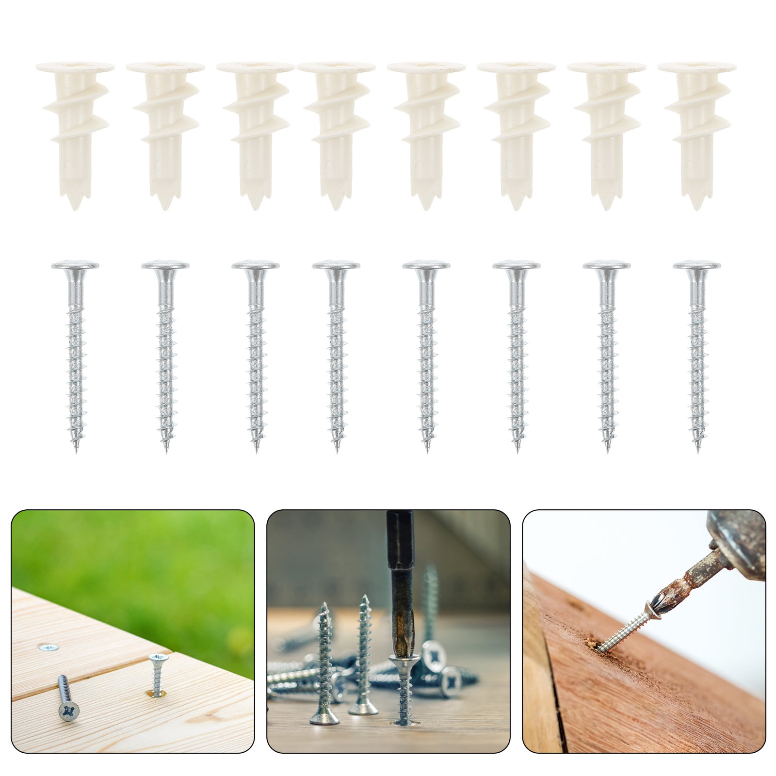 OUNONA 20 Sets Expansion Tube Plastic Expansion Tubes Useful Expansion ...