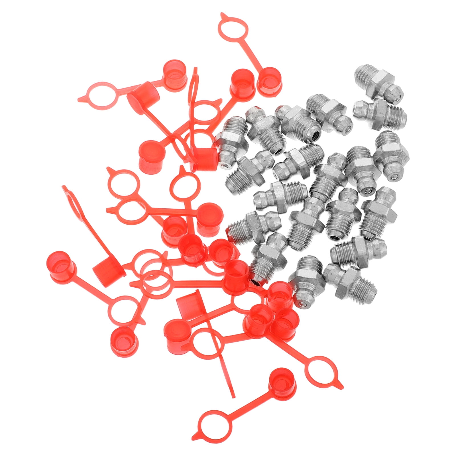 OUNONA 20 Sets Grease Zerk Kit for Replacing Grease Fitting Parts Tips ...