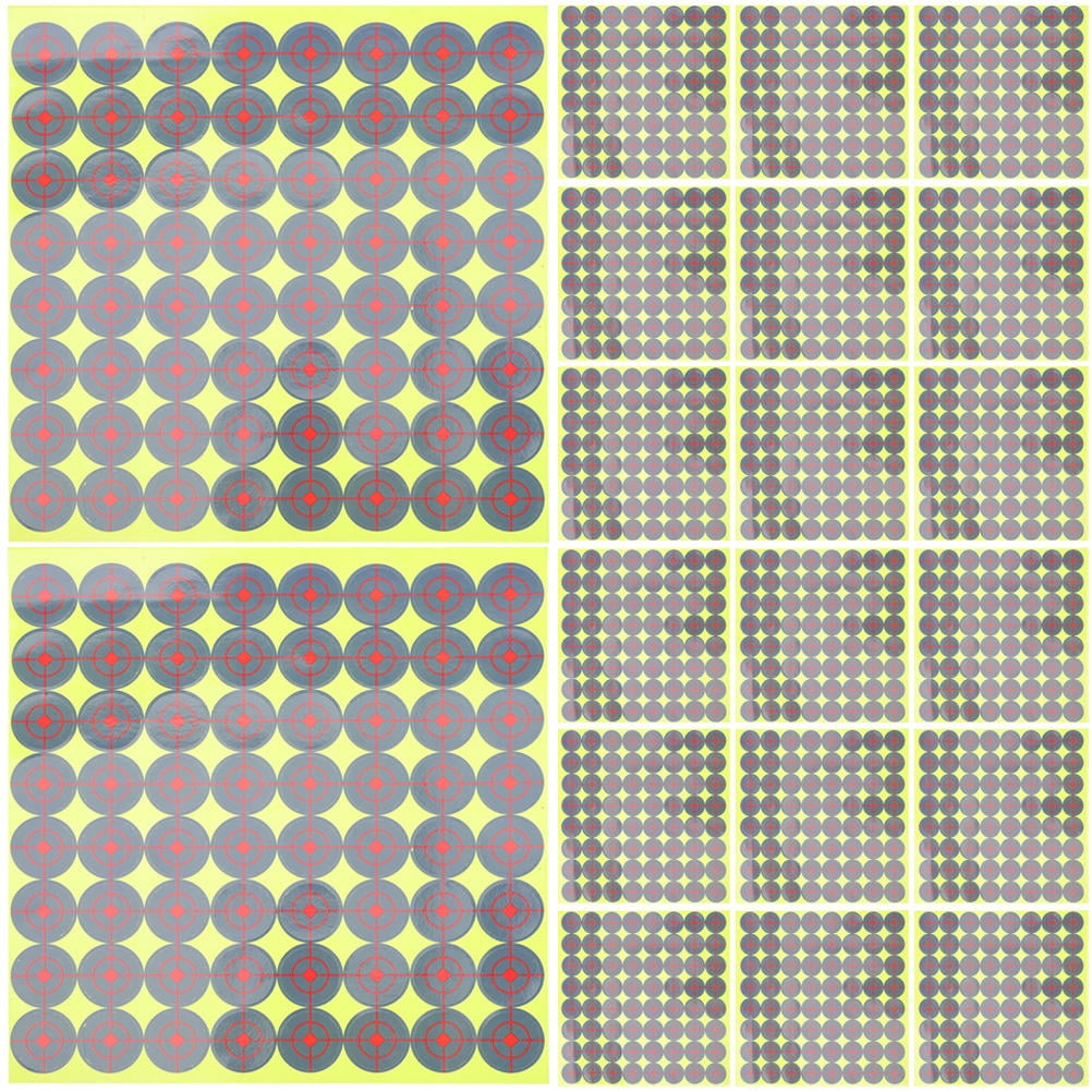 OUNONA 20 Sheets Removable Clear Target Stickers Self-adhesive Target ...