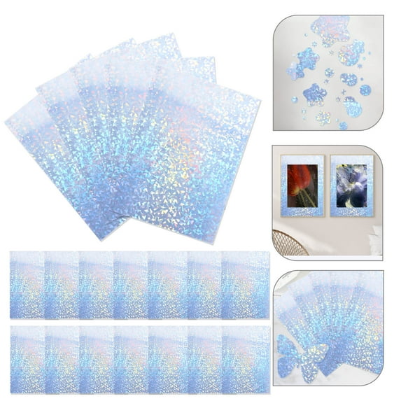 OUNONA 20 Sheets Shiny Printable Sheet Glitter Printable Paper for ...