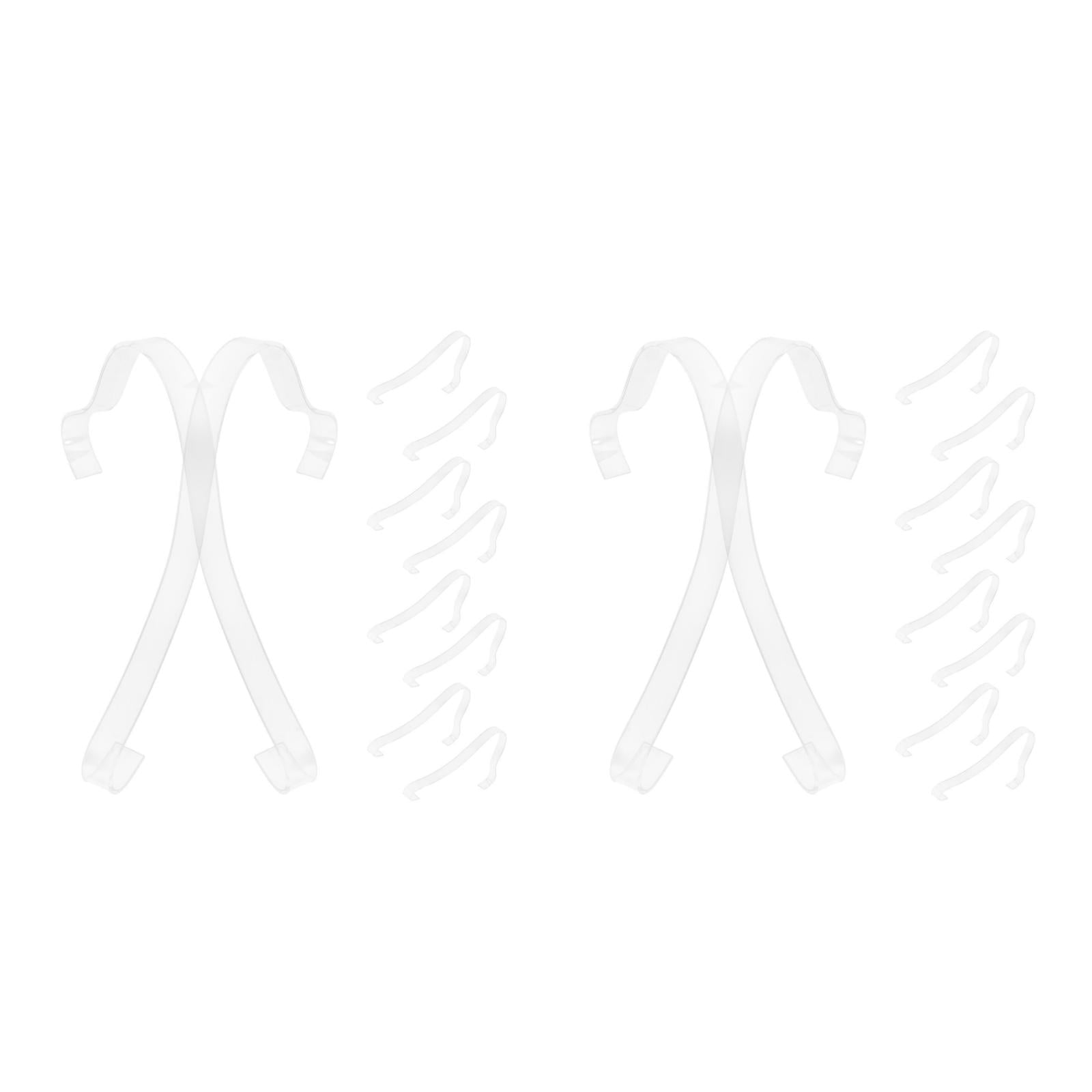 OUNONA 20 pcs Clear Sandal Shoe Store Display Stand Forms Shoe Display ...