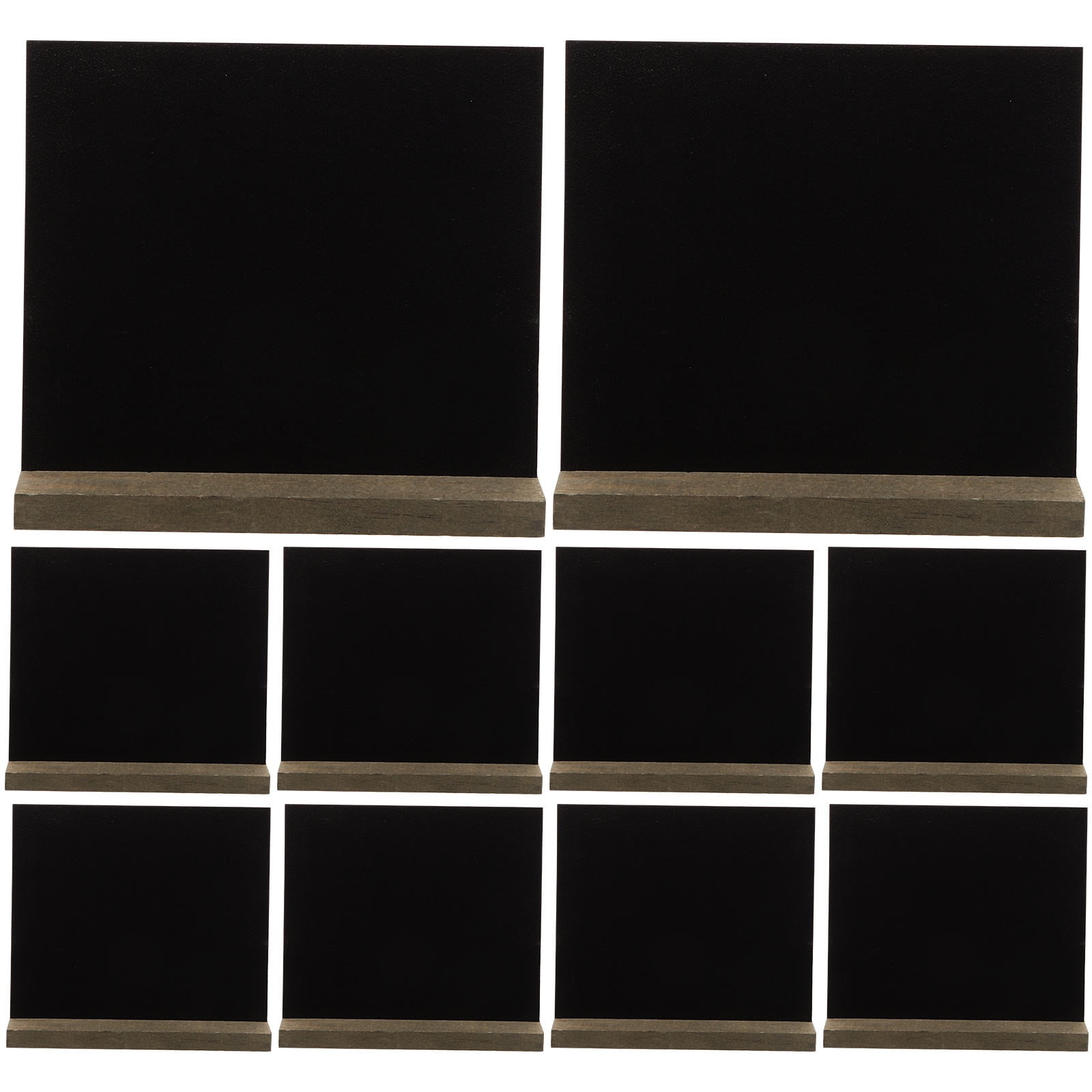 OUNONA 20 pcs DIY Mini Blackboards Wooden Chalkboards DIY Memo Boards ...