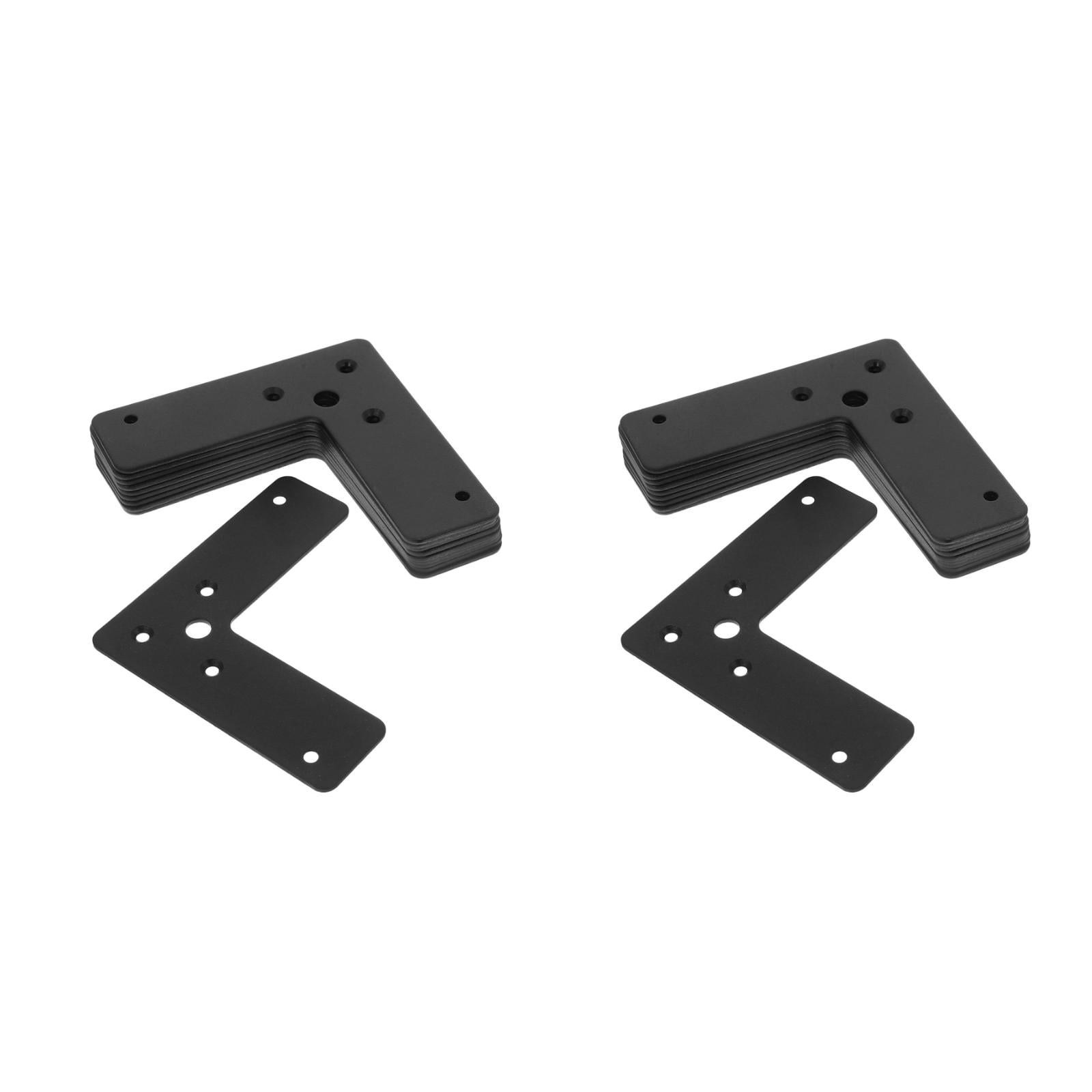 OUNONA 20 pcs Flat L Shape Repair Bracket Stainless Steel Angle Plate ...