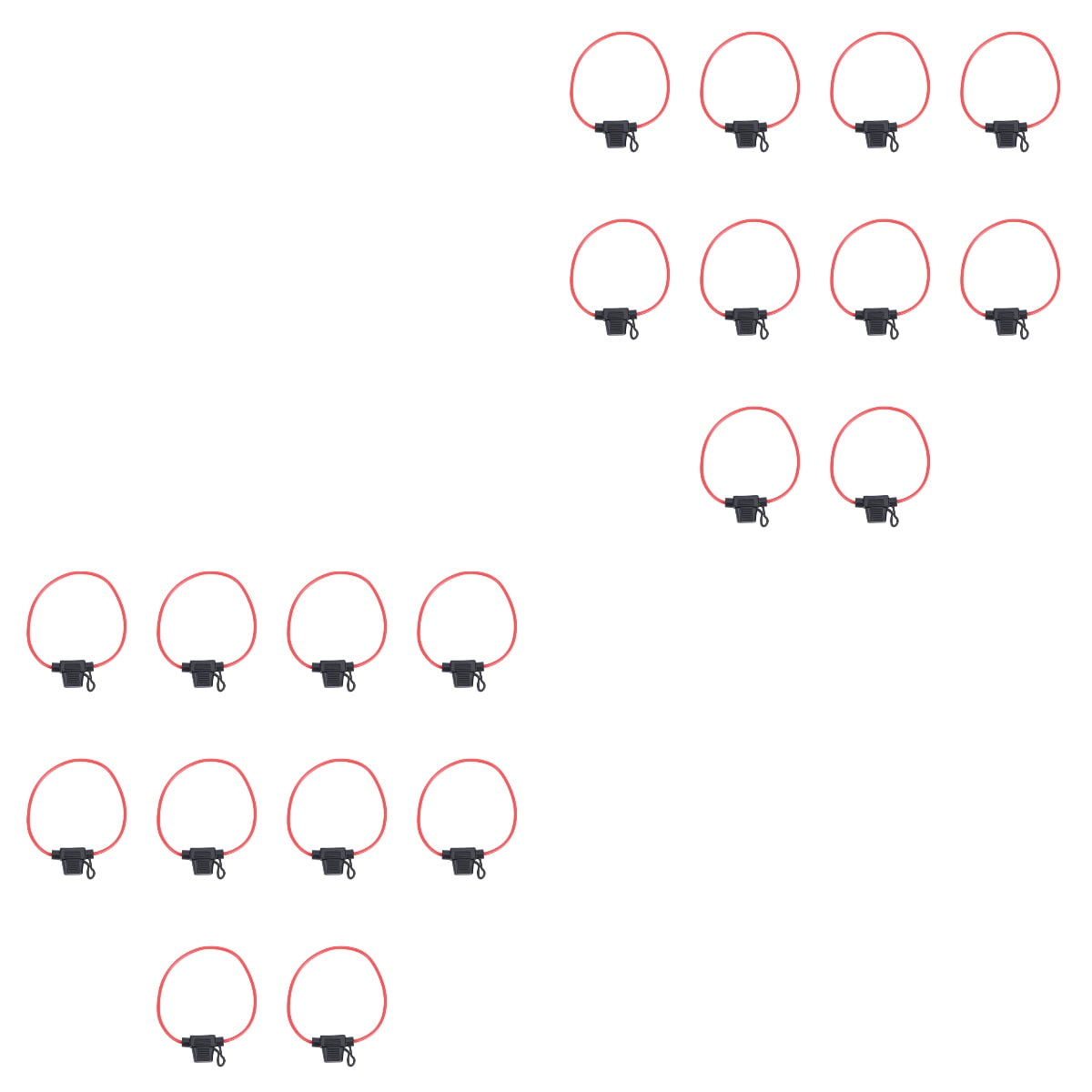 OUNONA 20 pcs In-Line Waterproof Small-sized Fuse Holder with Wire ...