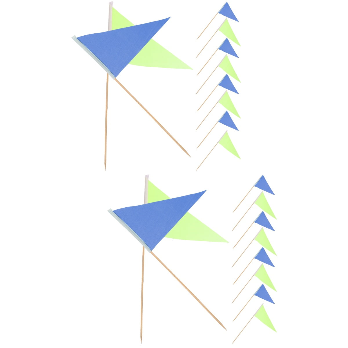 OUNONA 20 pcs Irrigation Flags Lawn Garden Marking Flags Landscape ...